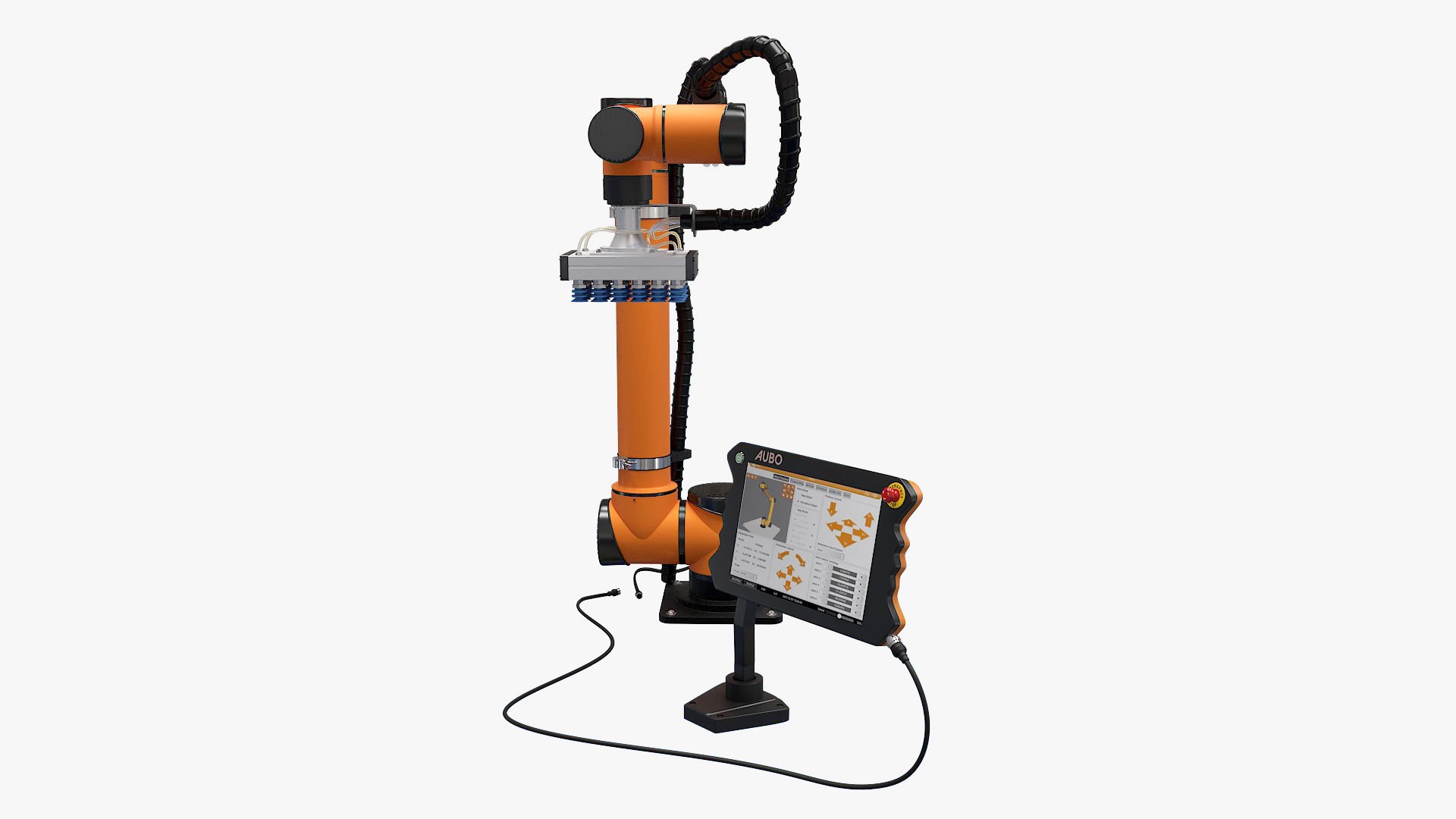 AUBO Robot With Suction Cup Tool 3D Model - TurboSquid 2339725