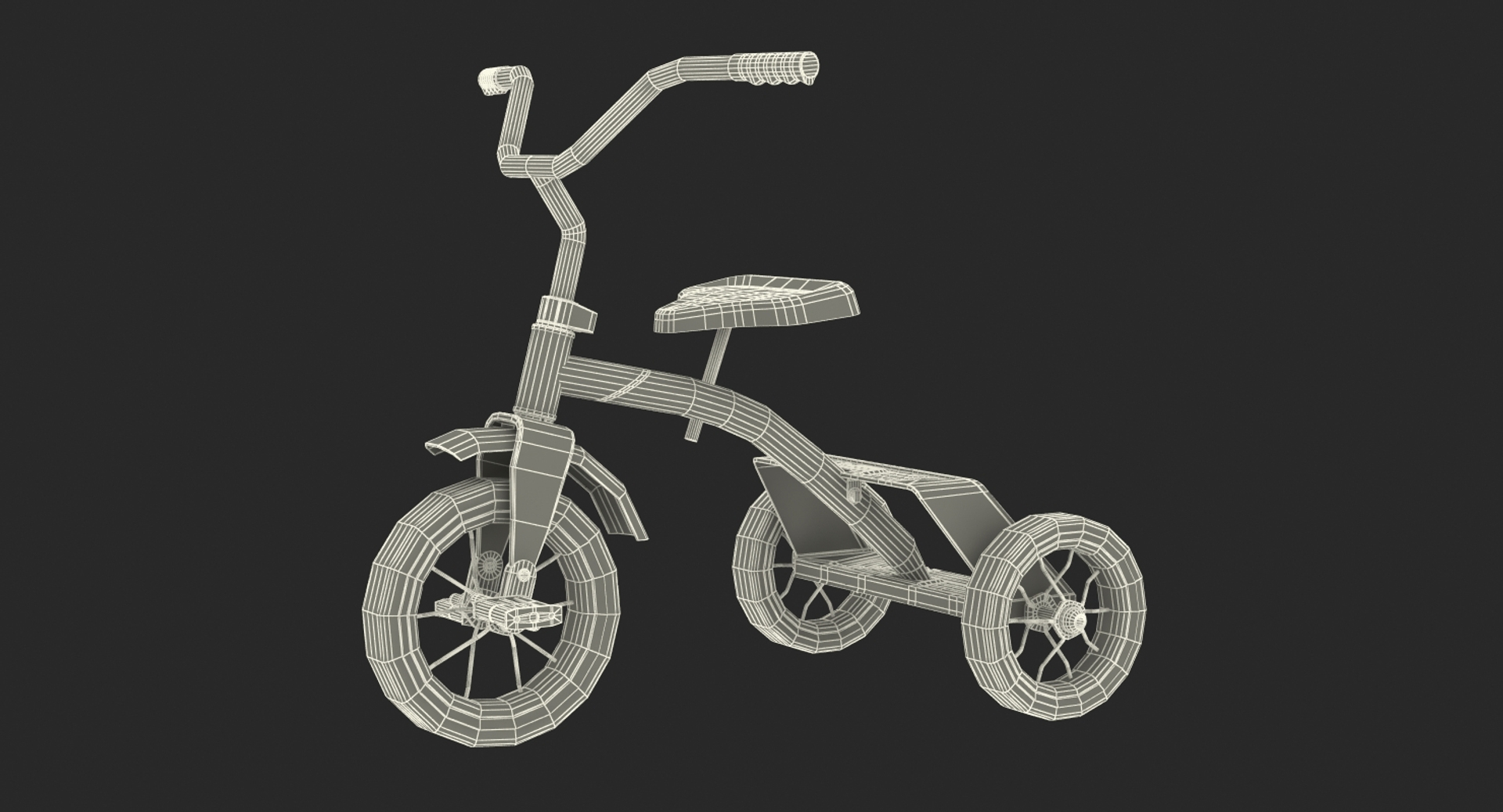 3D Vintage Red Trike - TurboSquid 1212133