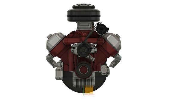 Vintage hemi engine 3D model - TurboSquid 1698361