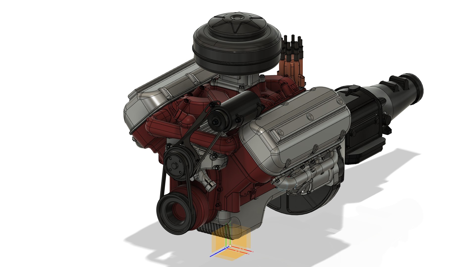 Vintage Hemi Engine 3D Model - TurboSquid 1698361
