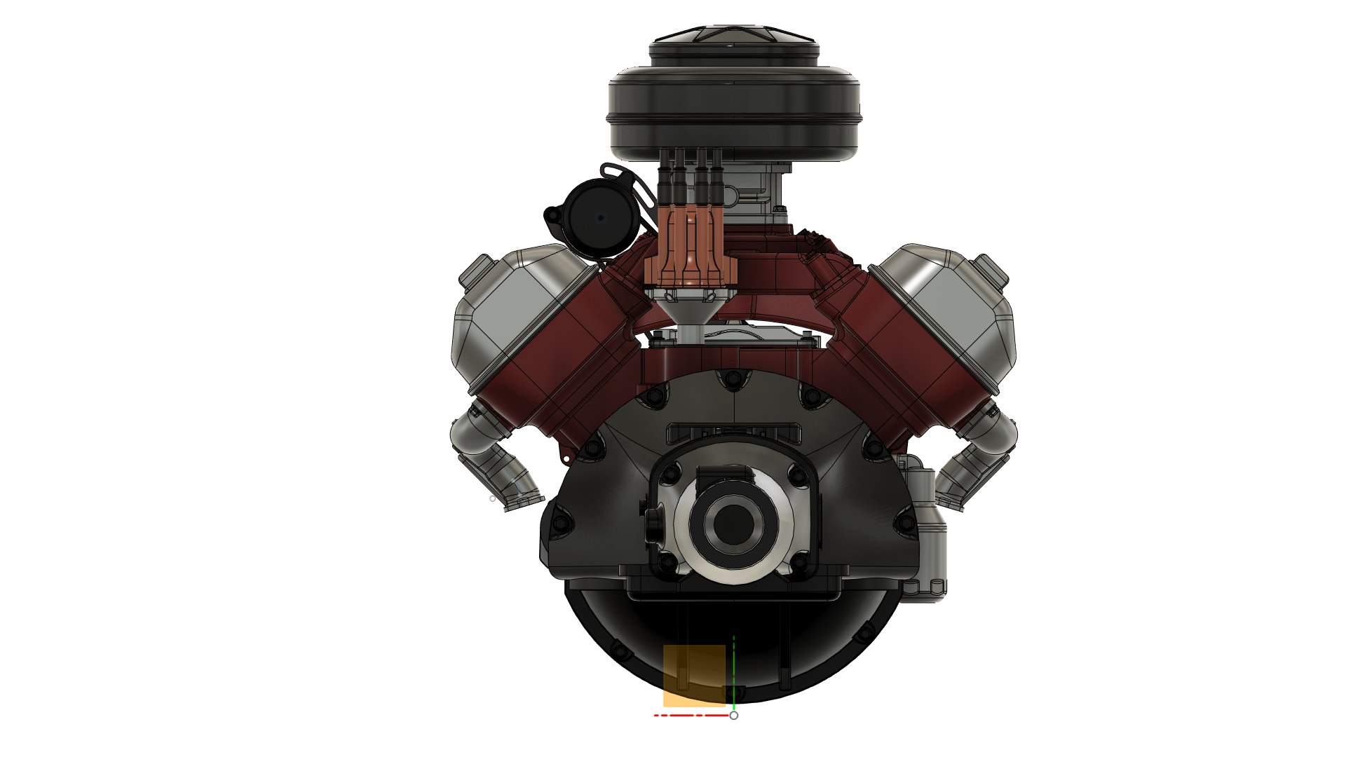 Vintage hemi engine 3D model - TurboSquid 1698361
