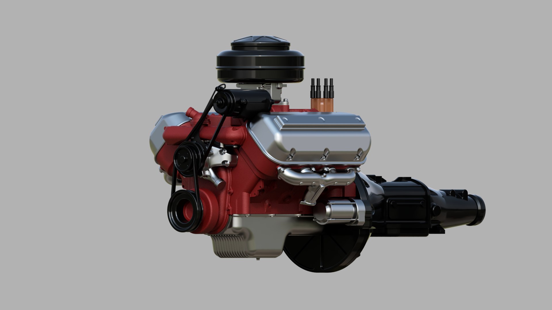 Vintage Hemi Engine 3D Model - TurboSquid 1698361