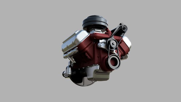 Vintage hemi engine 3D model - TurboSquid 1698361