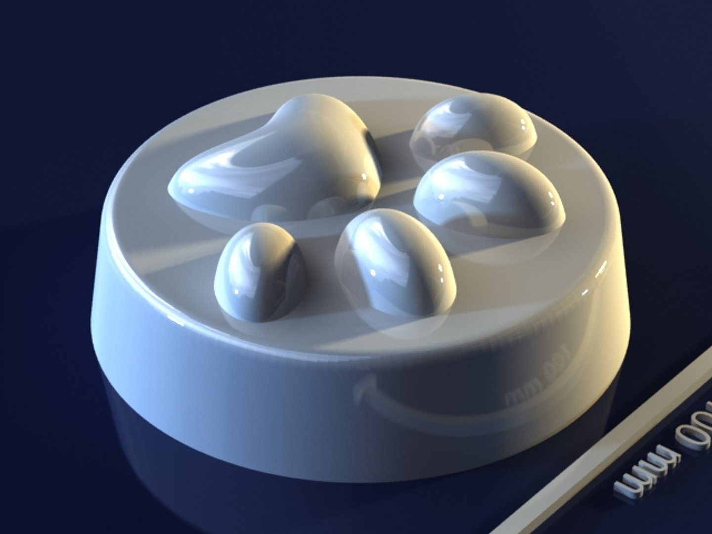 3d Paw Mould Hand Model