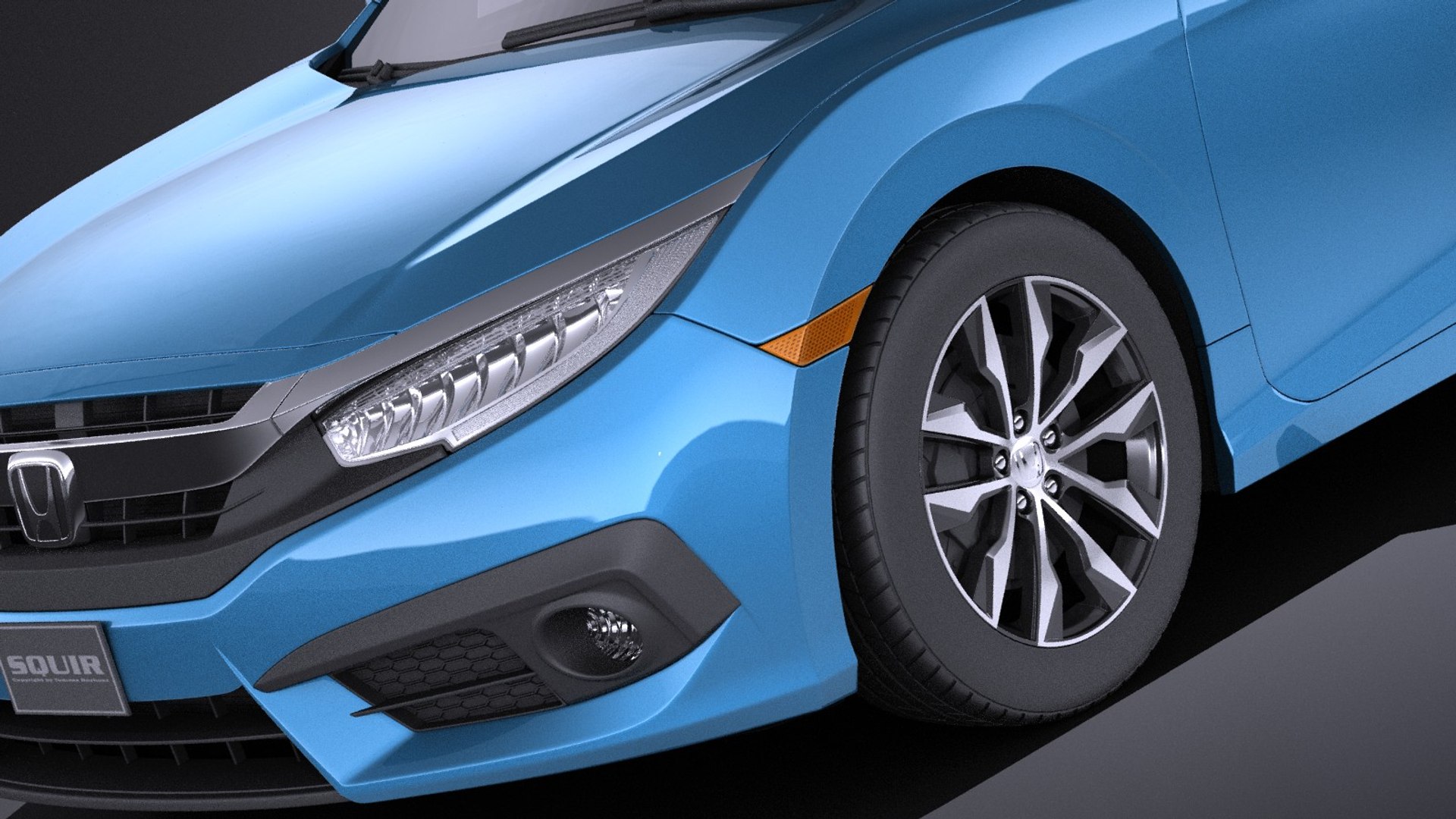 3d Honda Civic Coupe