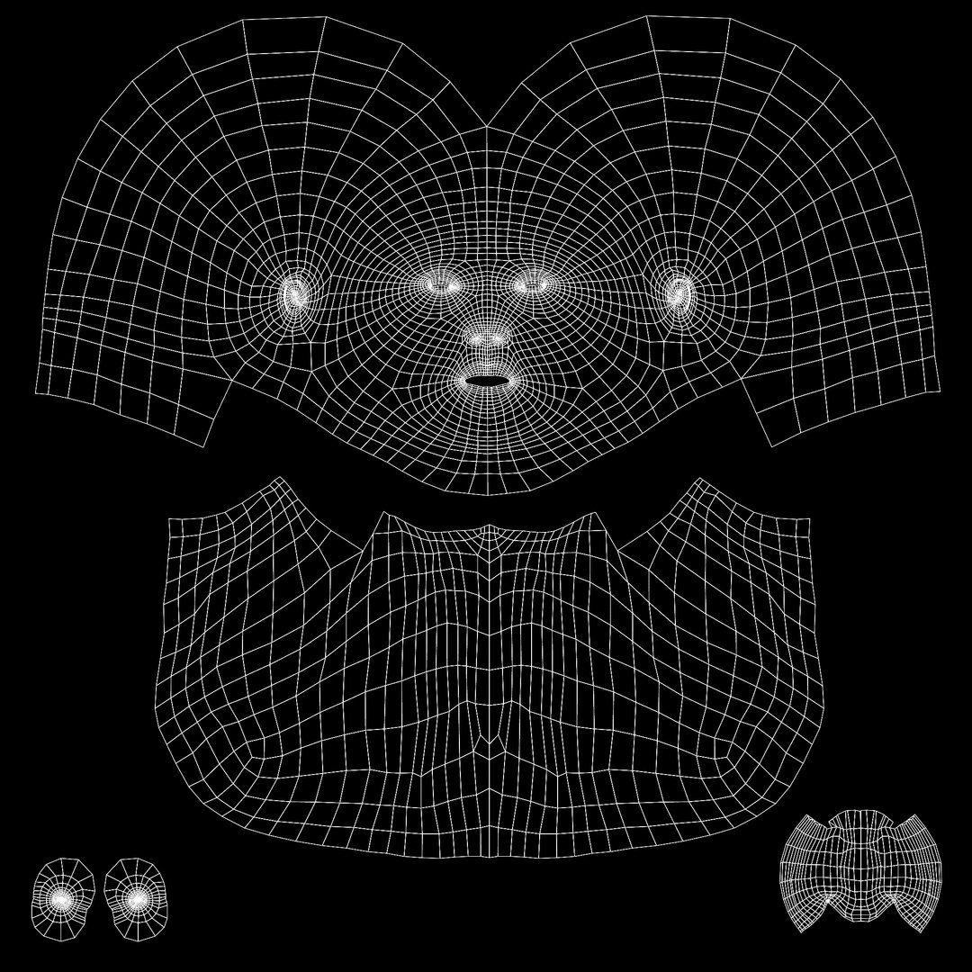 Realistic head base mesh model - TurboSquid 1438860