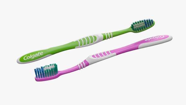 Colgate Toothbrush 02 3D model - TurboSquid 1846666