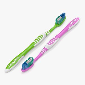colgate toothbrush 3d model