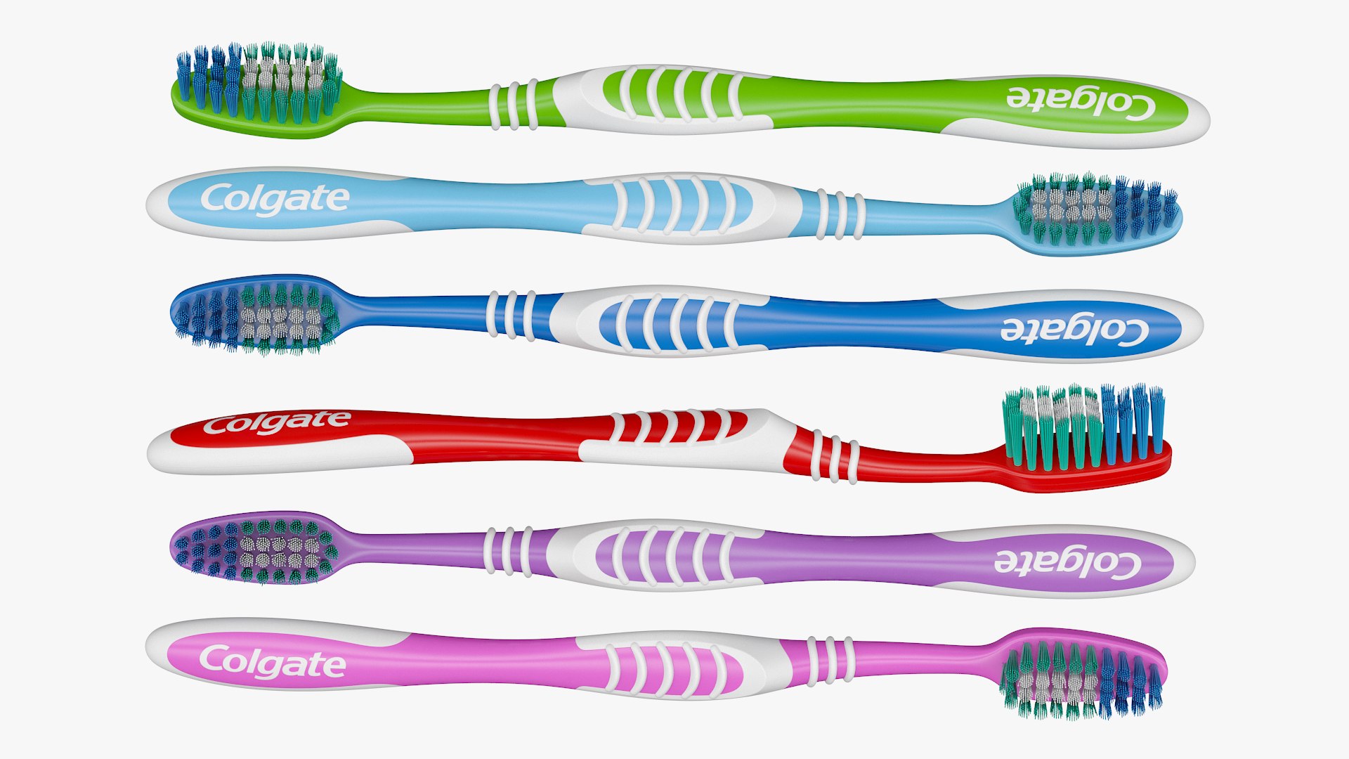 Colgate Toothbrush 02 3D Model - TurboSquid 1846666
