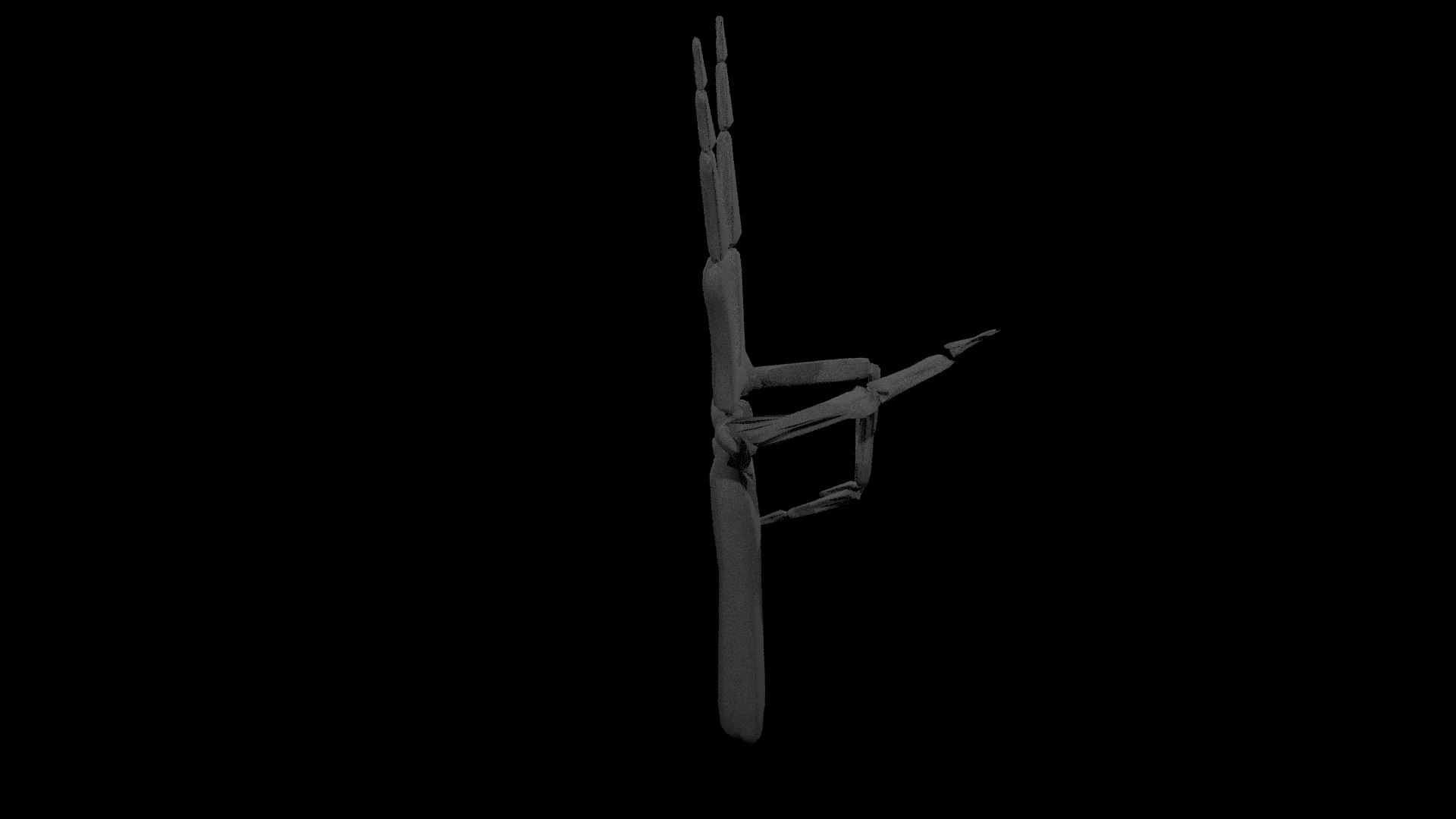 Skeleton Hand 3d Model