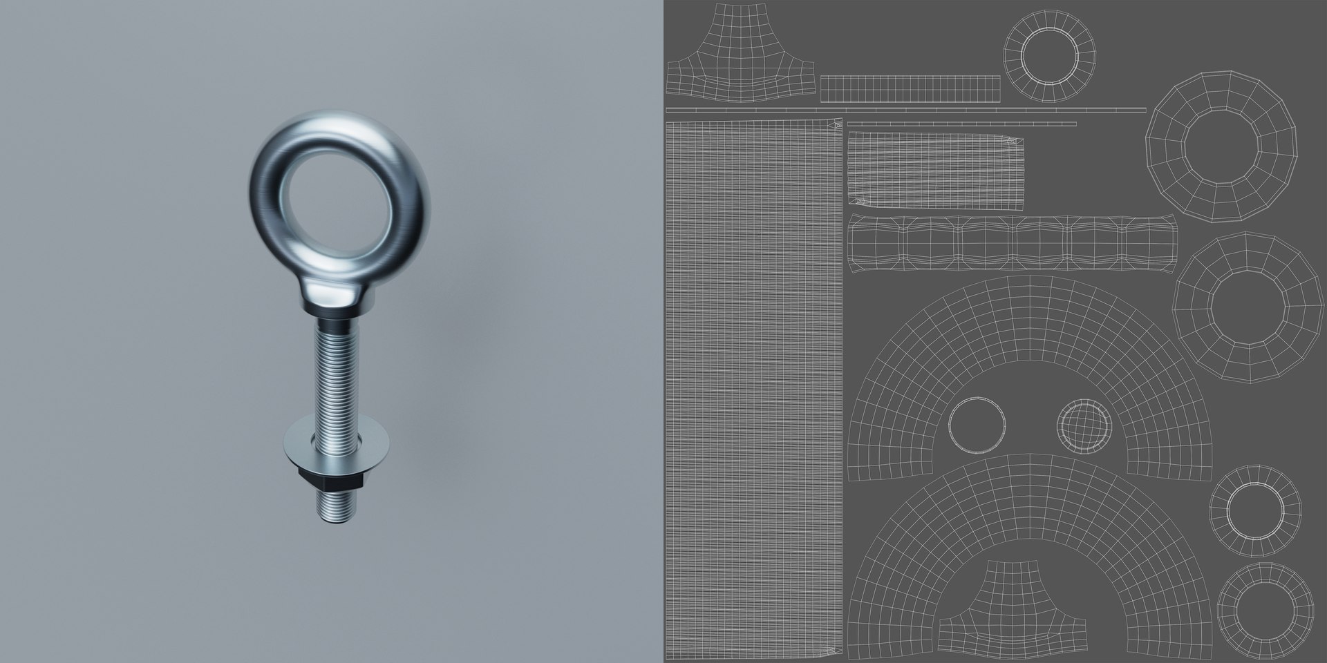 3D Screws And Nuts 20pieces - TurboSquid 2258809