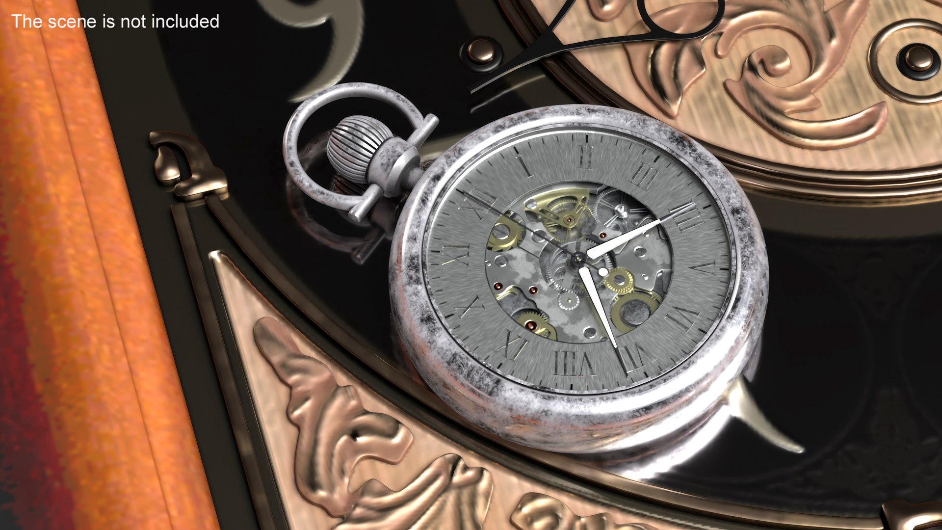Antique Pocket Watch Animated 3D - TurboSquid 2274853