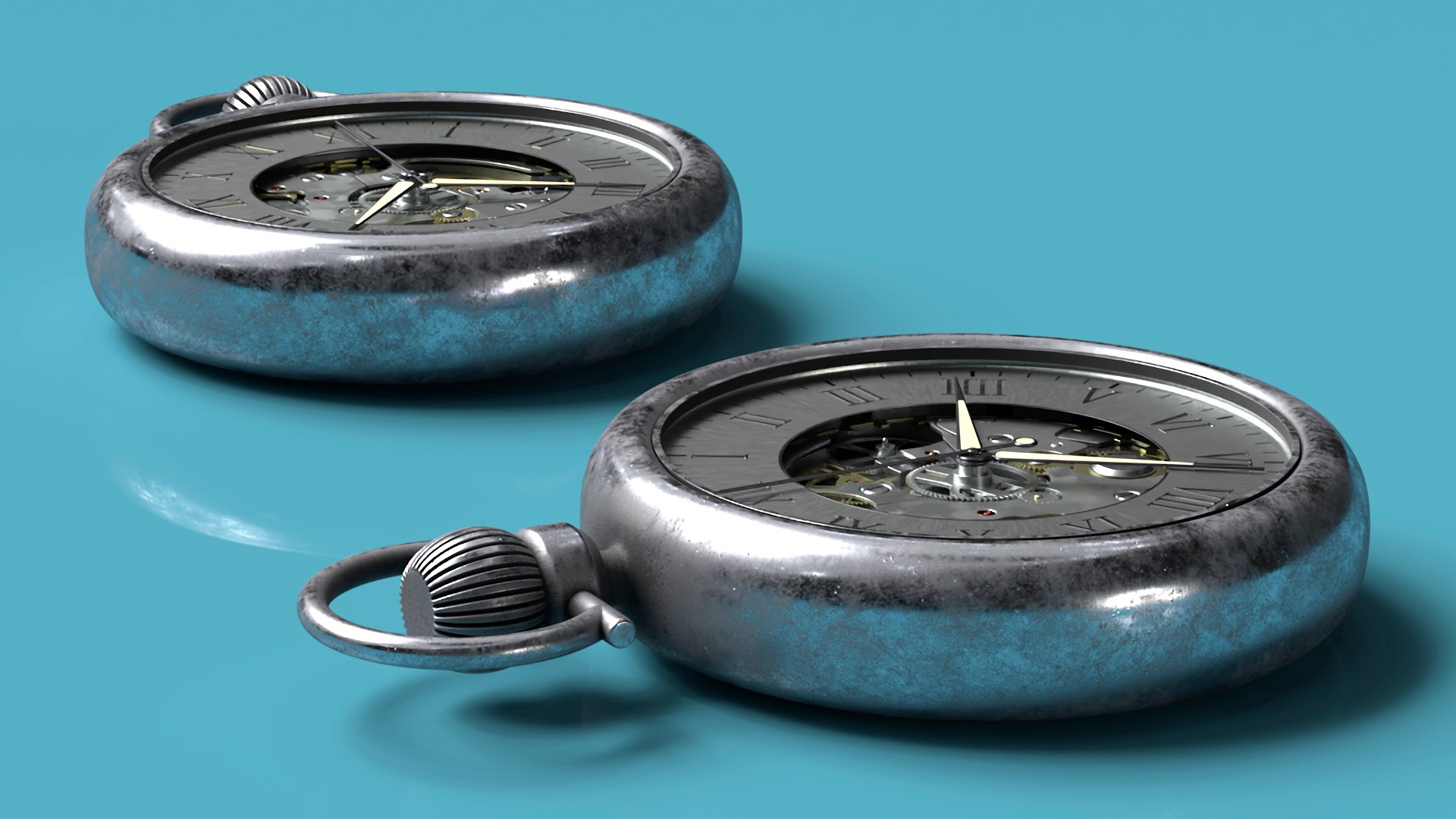 Antique Pocket Watch Animated 3D - TurboSquid 2274853