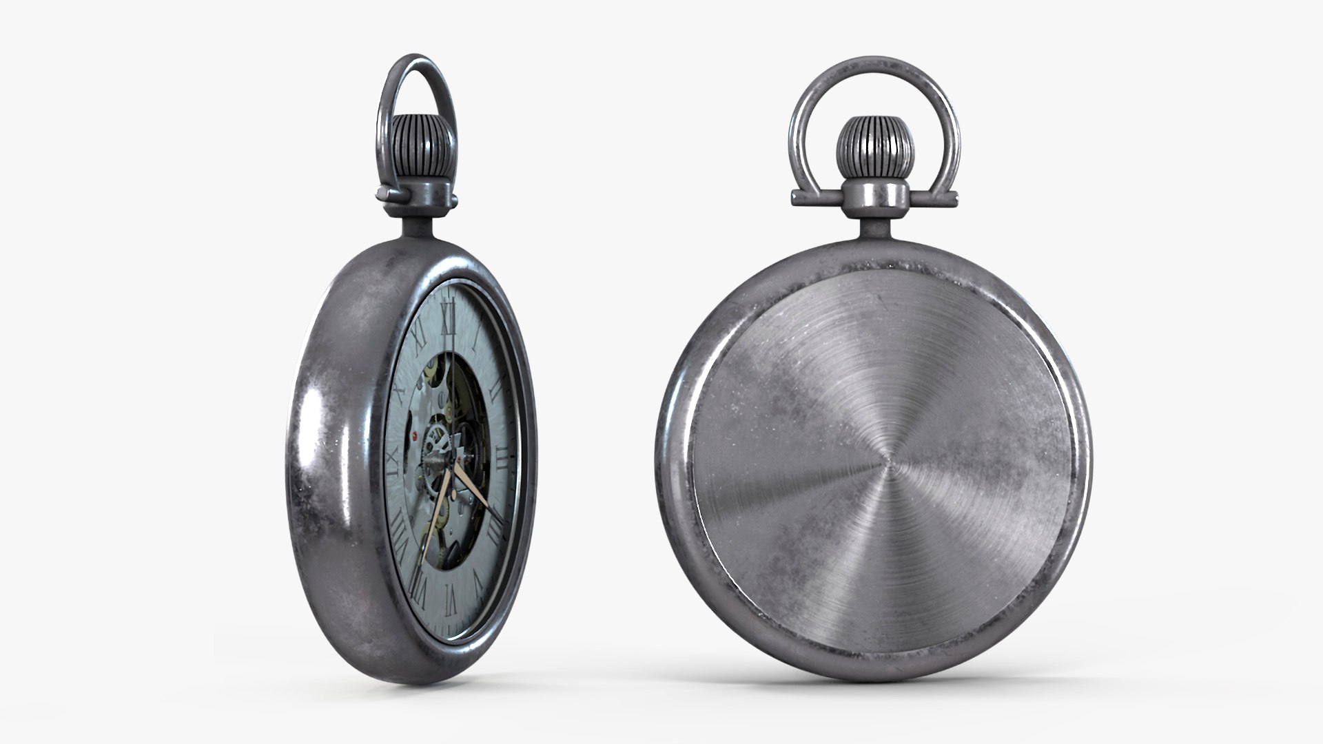 Antique Pocket Watch Animated 3D - TurboSquid 2274853