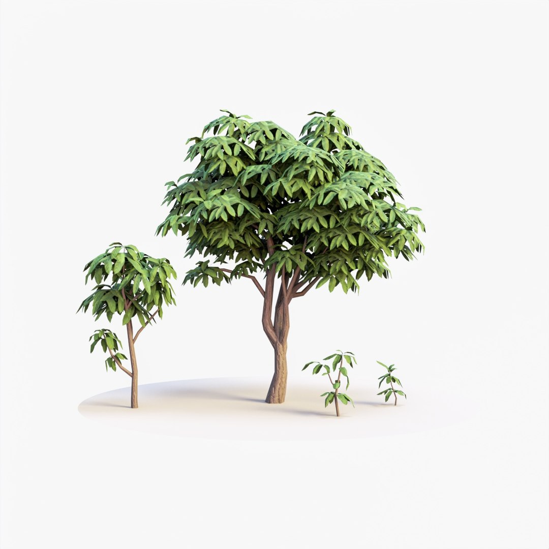 Mango Tree Pack 3D - TurboSquid 2188700