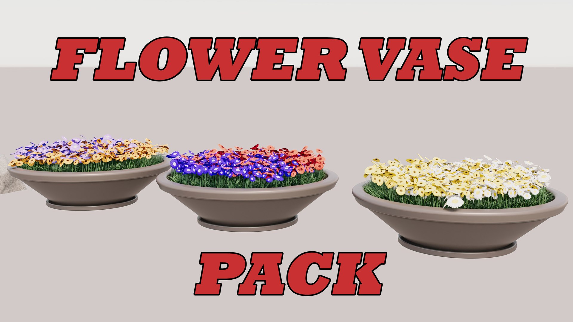 3D model Flower Vase Pack - TurboSquid 2171118