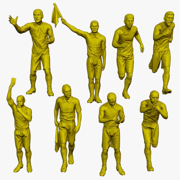 modelo 3d Soccer Players SP Pack 6 - TurboSquid 2010931