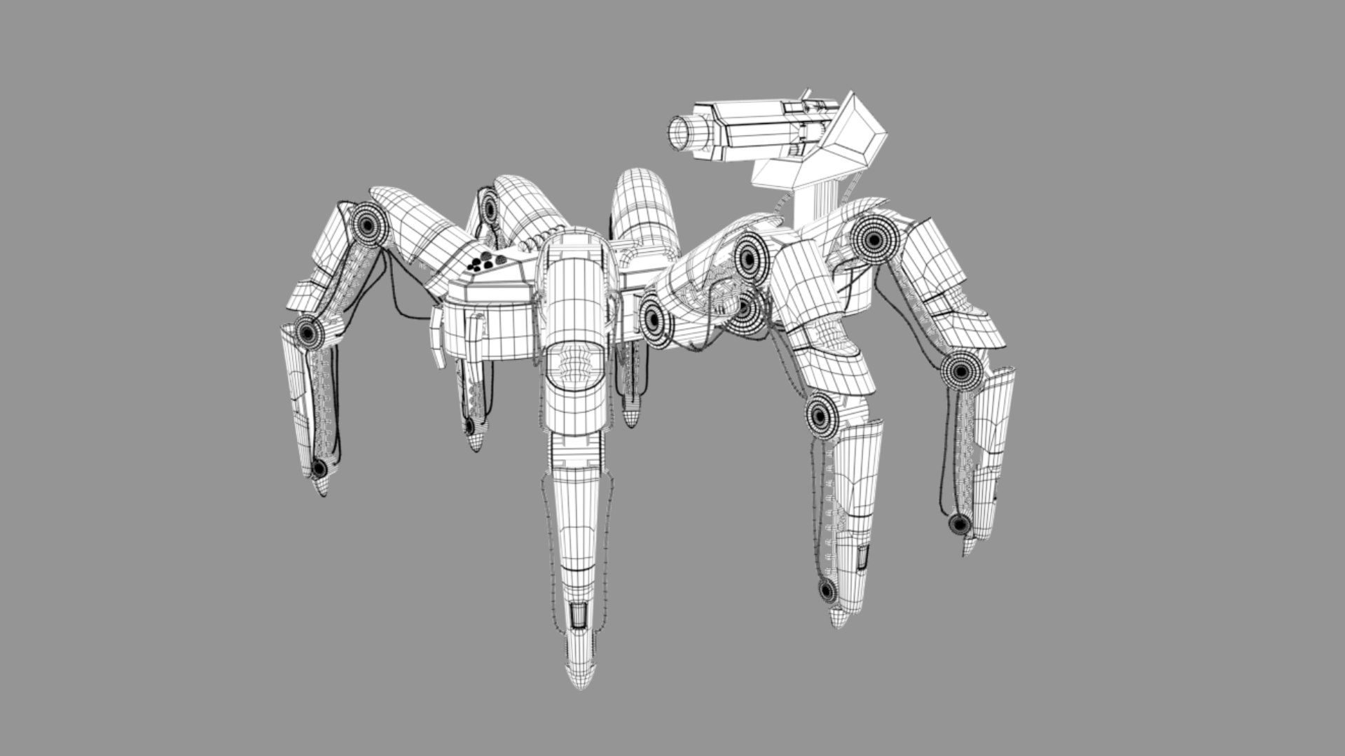 Mecha Spider Robot 3D Model - TurboSquid 2294547