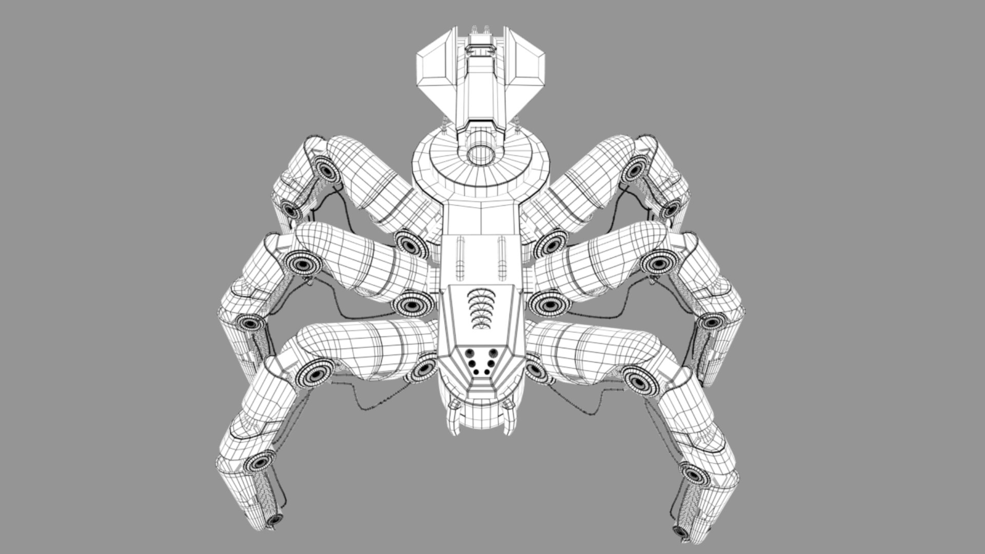 Mecha Spider Robot 3D Model - TurboSquid 2294547