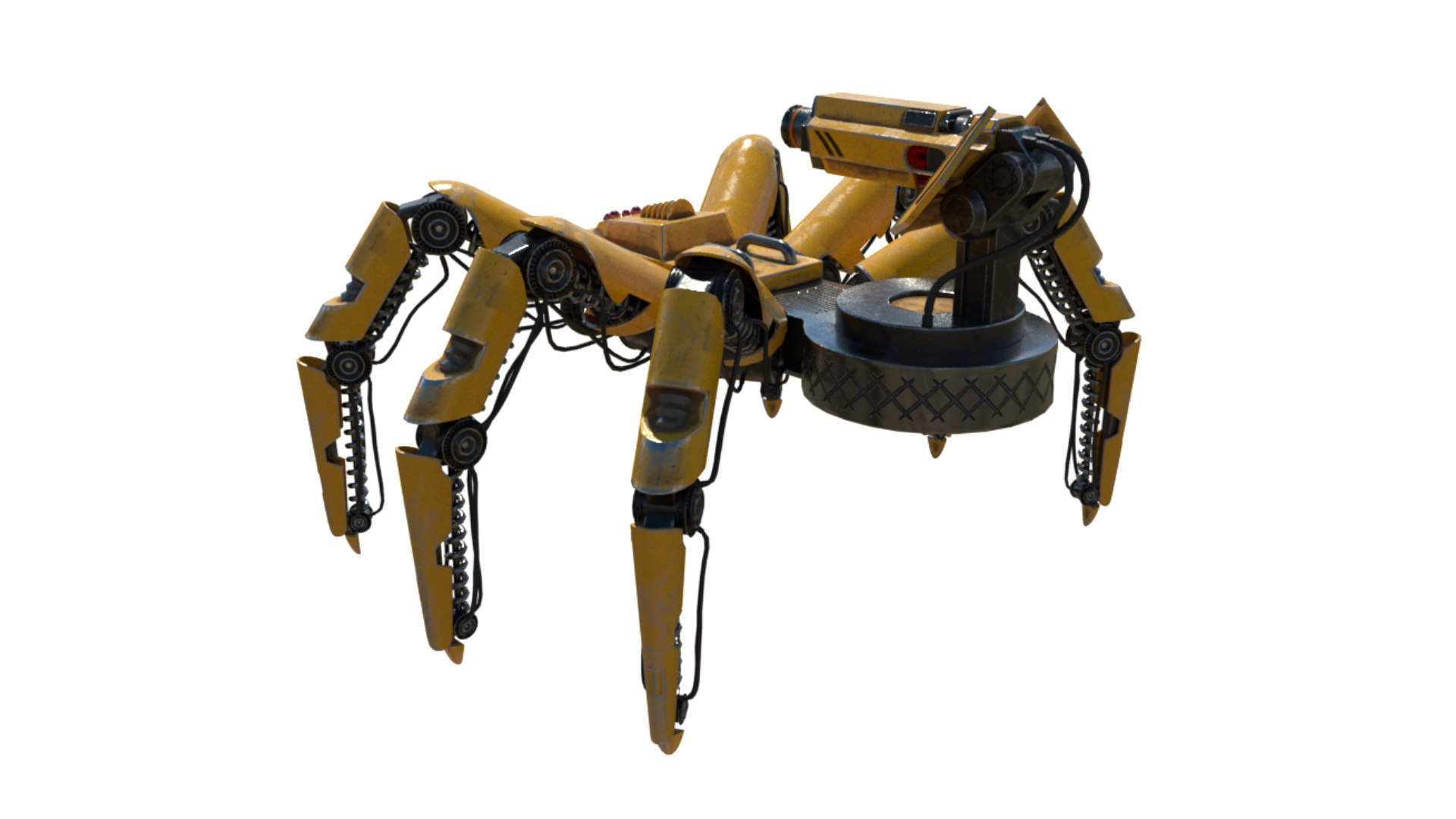 Mecha Spider Robot 3D Model - TurboSquid 2294547