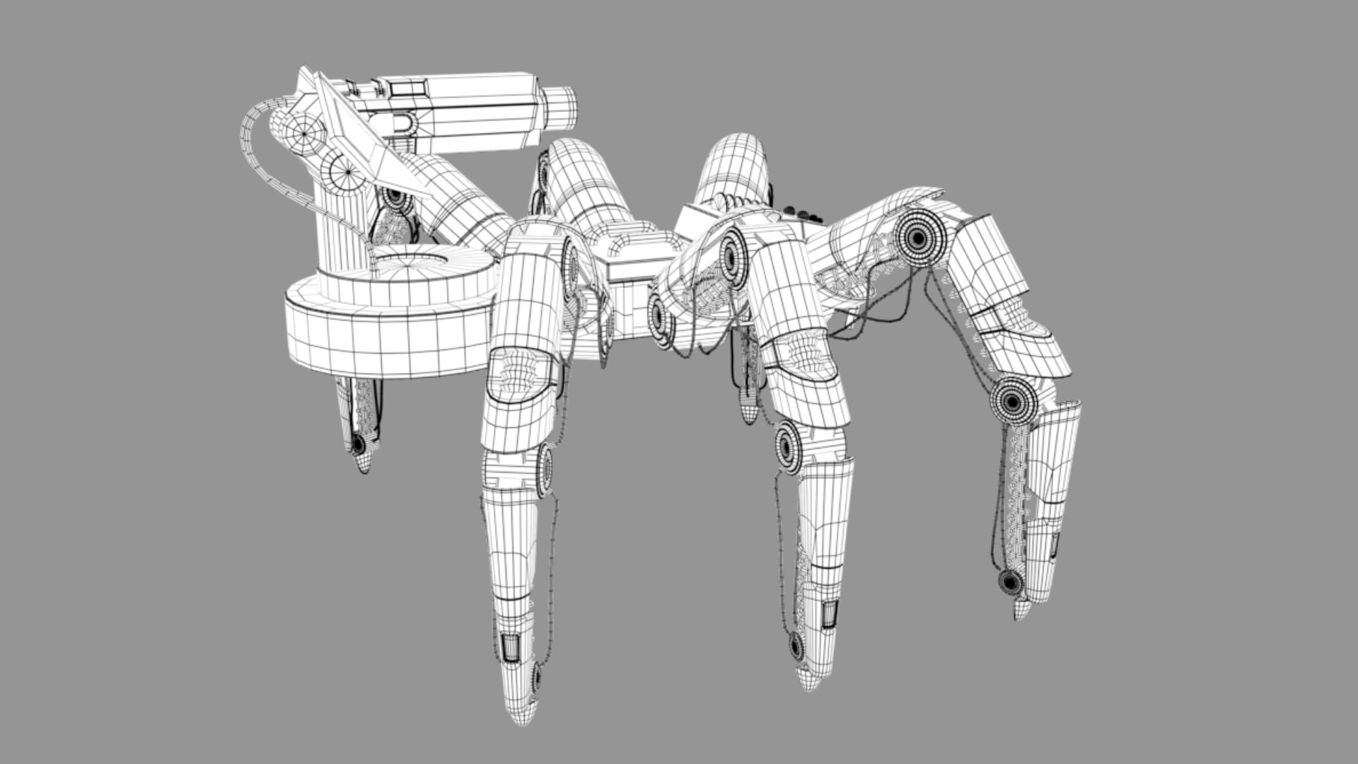 Mecha Spider Robot 3D Model - TurboSquid 2294547
