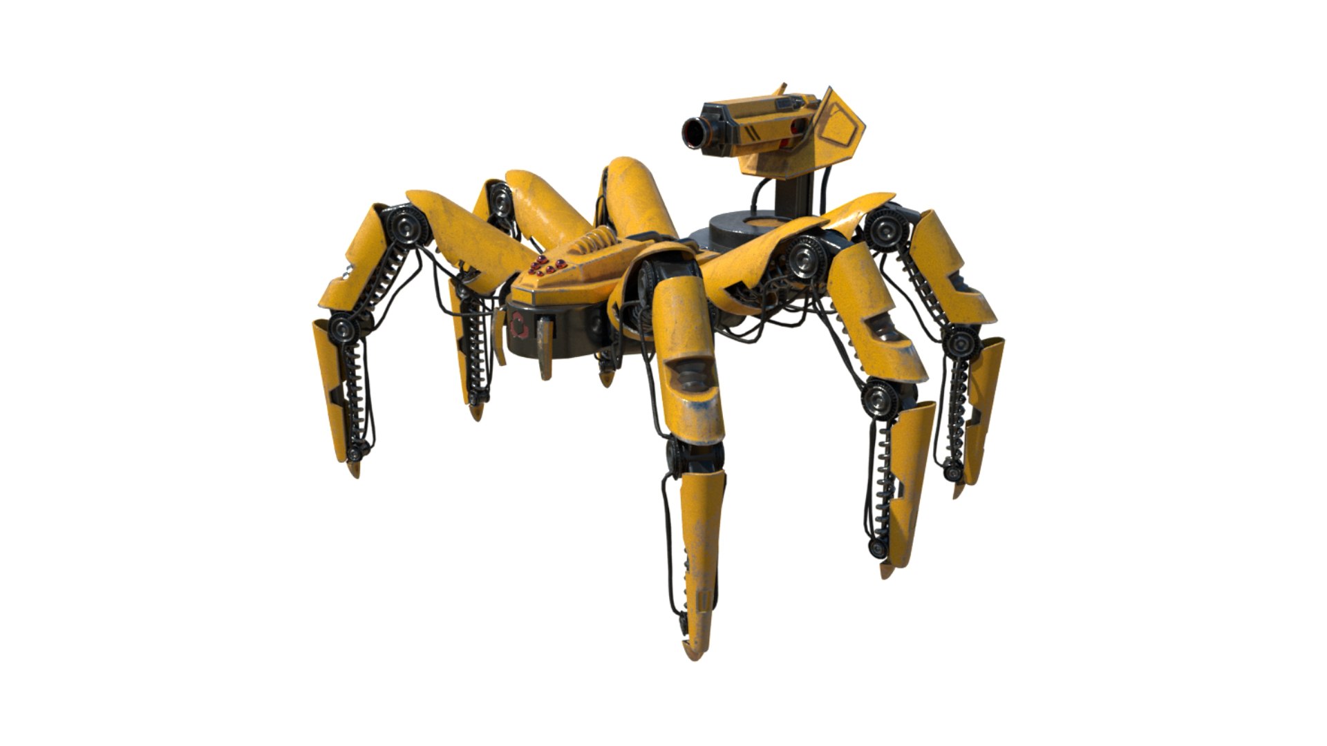 Mecha Spider Robot 3D Model - TurboSquid 2294547