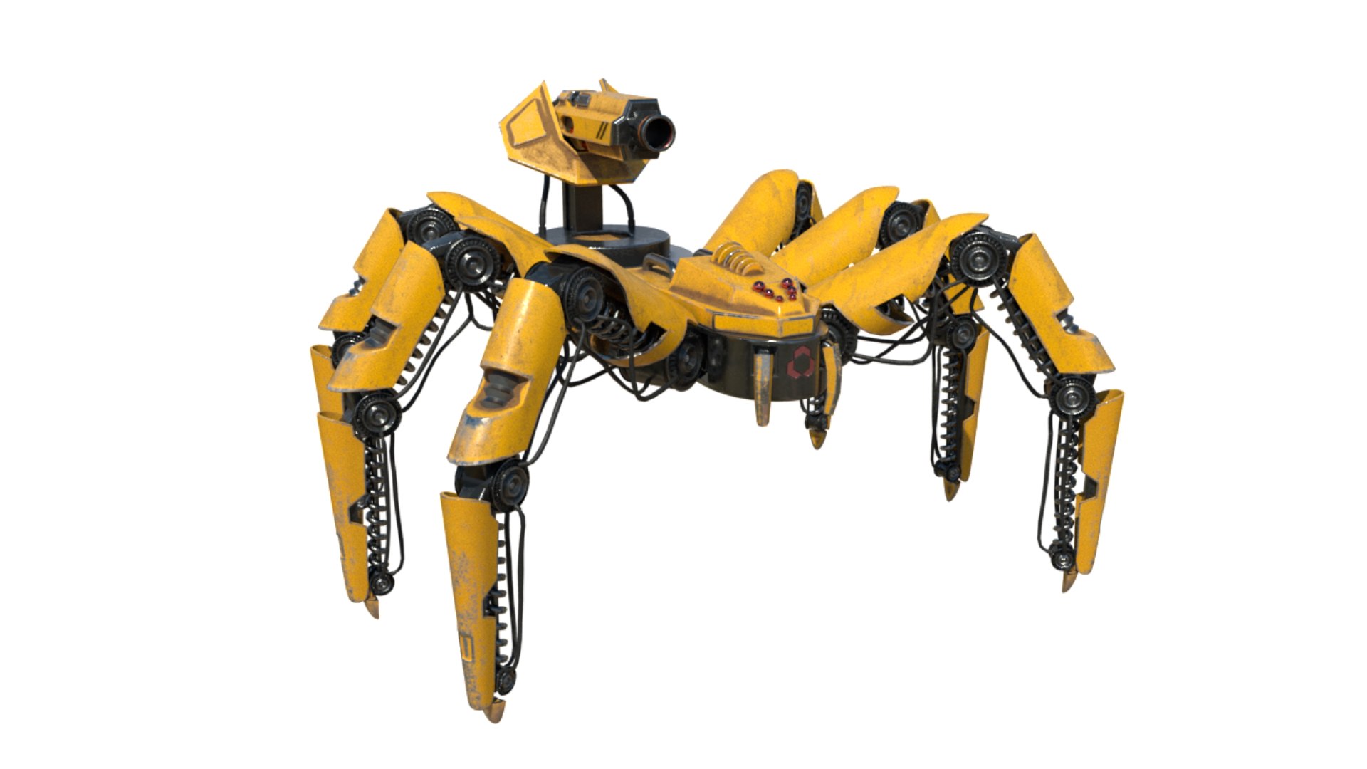 Mecha Spider Robot 3D Model - TurboSquid 2294547
