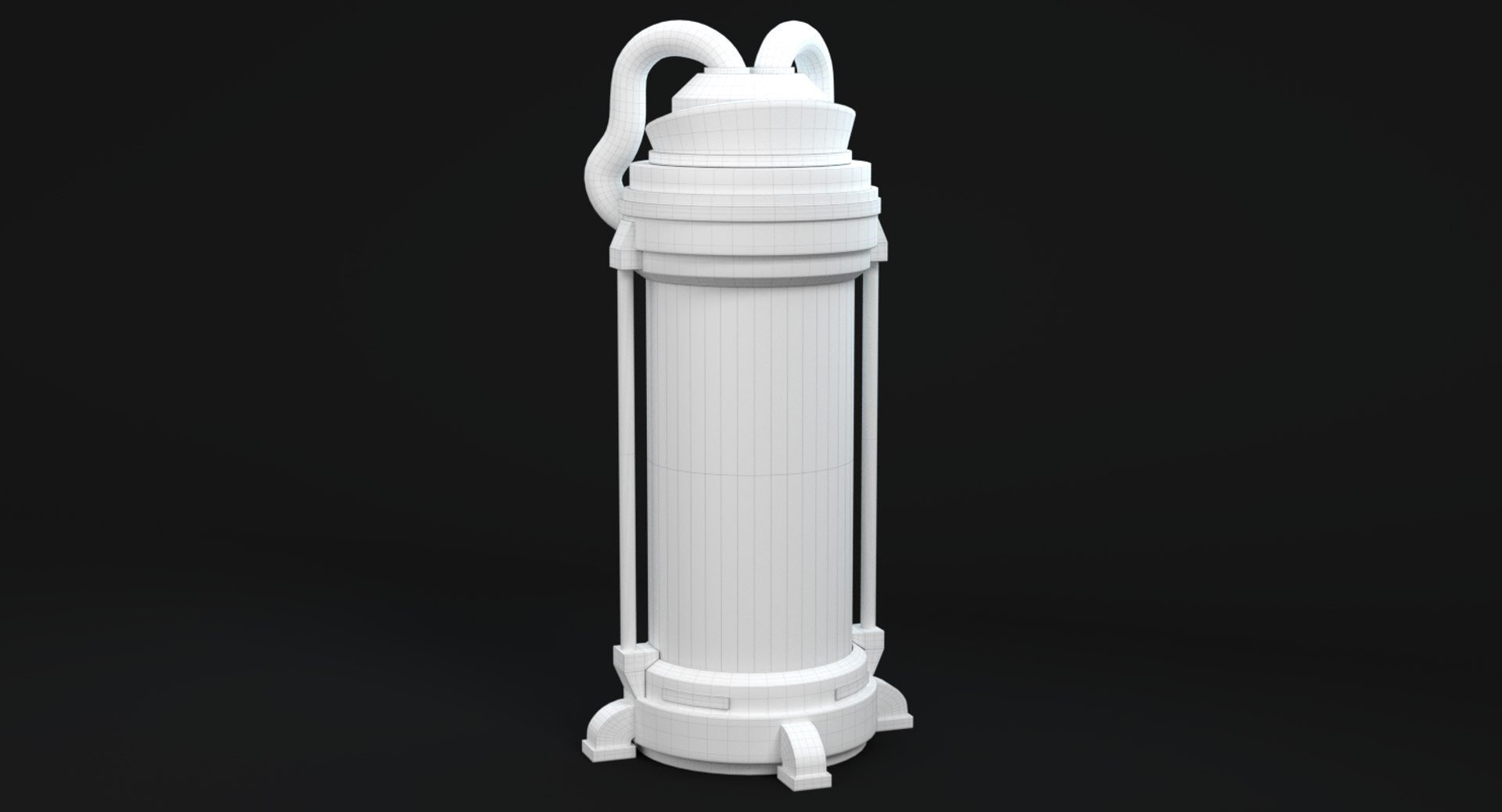 sci-fi specimen container 3d 3ds