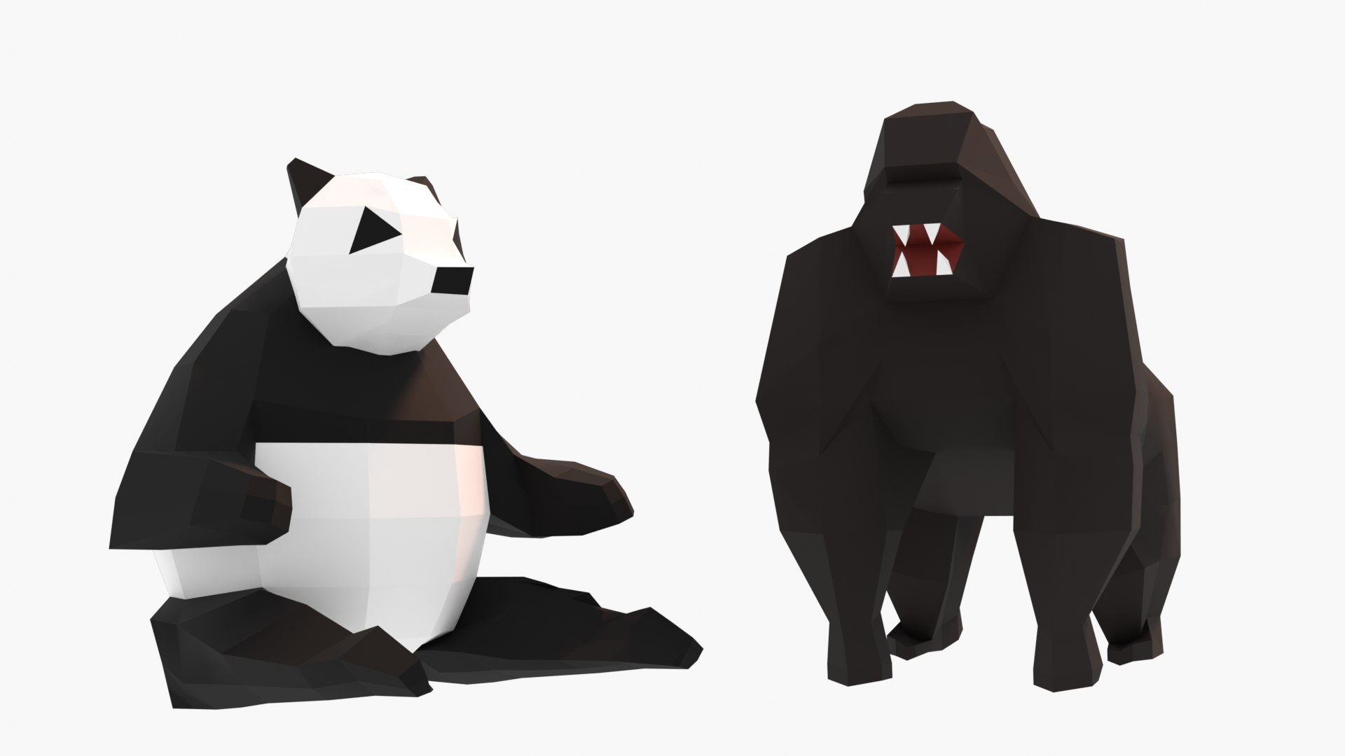 Low Poly Animals Model - TurboSquid 1963423