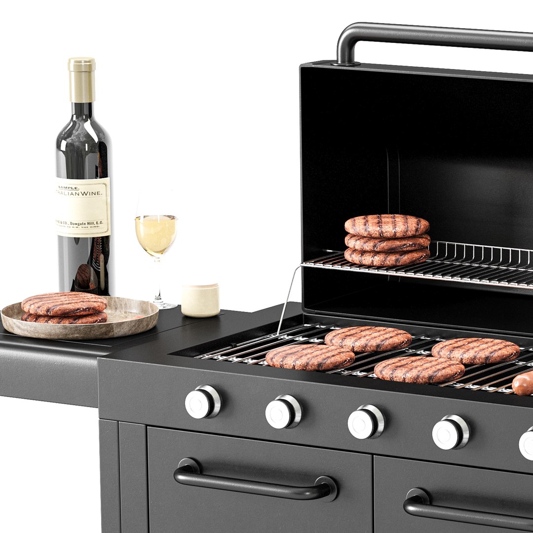 3D Barbecue 30 model - TurboSquid 2073072