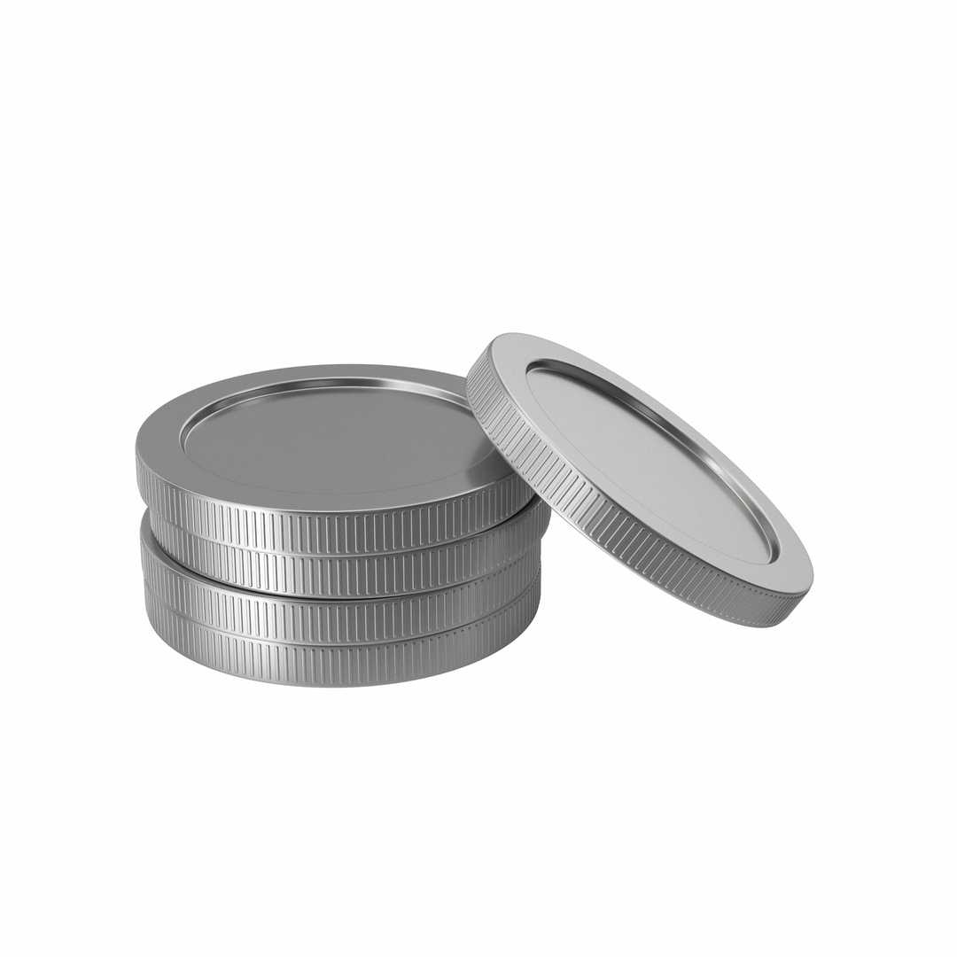 3D Coins Stack - TurboSquid 2228599