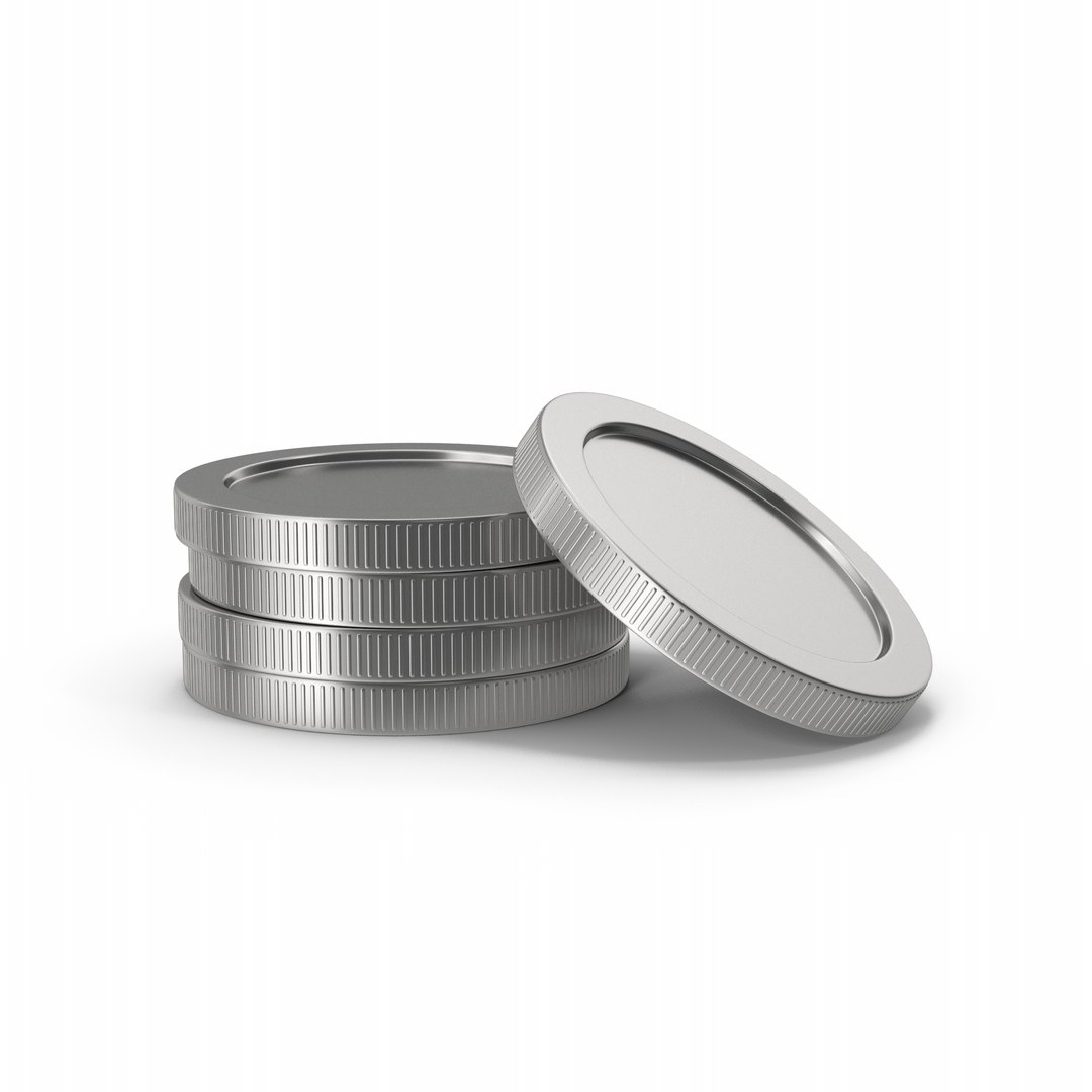 3D Coins Stack - TurboSquid 2228599