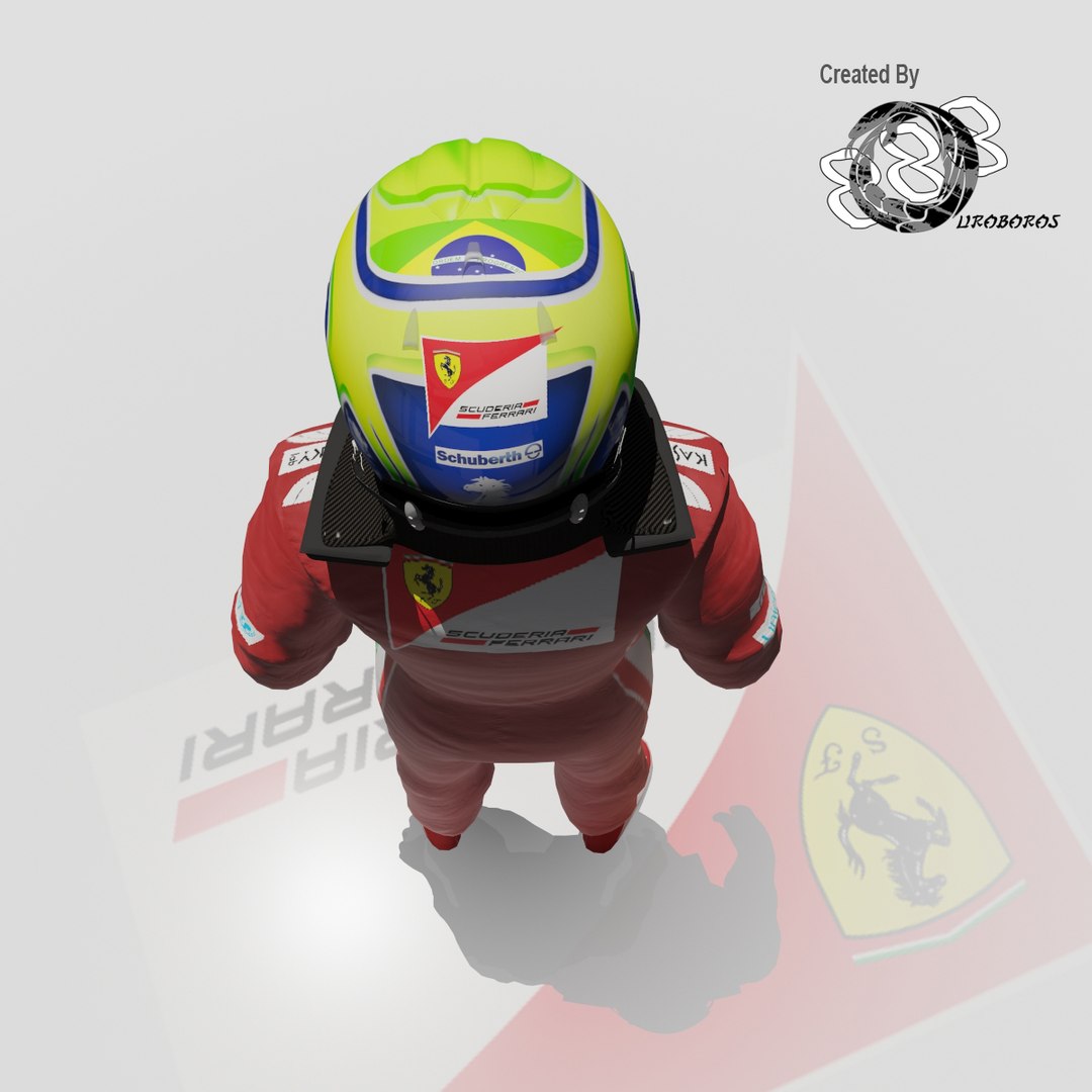 3d formula driver felipe massa