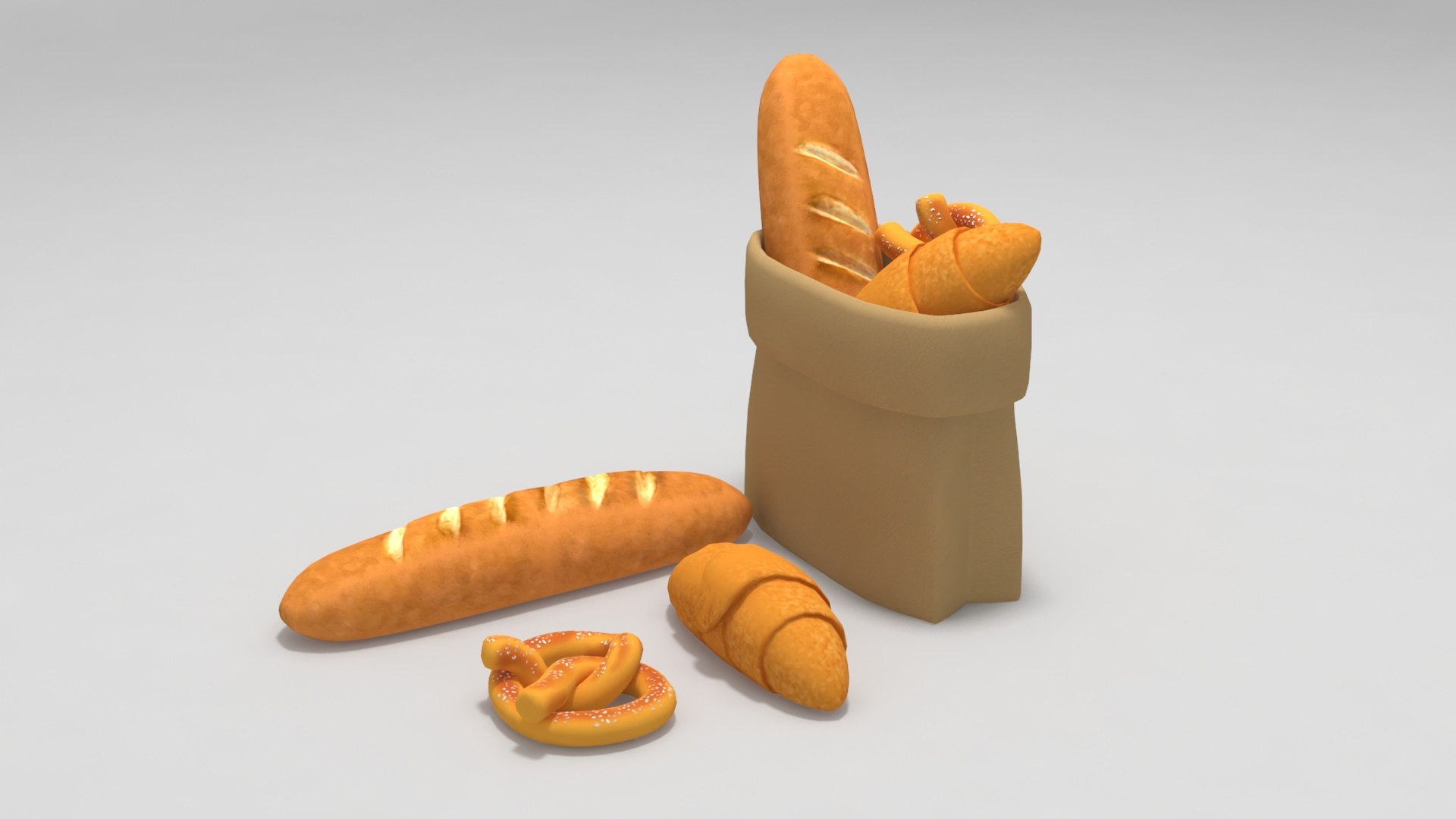 Bake 3D Model - TurboSquid 2204352