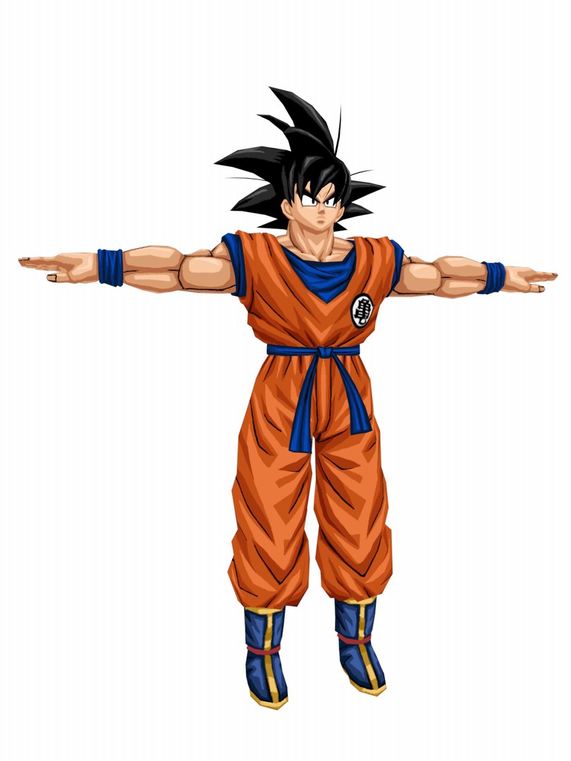 Character Goku Rigged 3D - TurboSquid 1163302