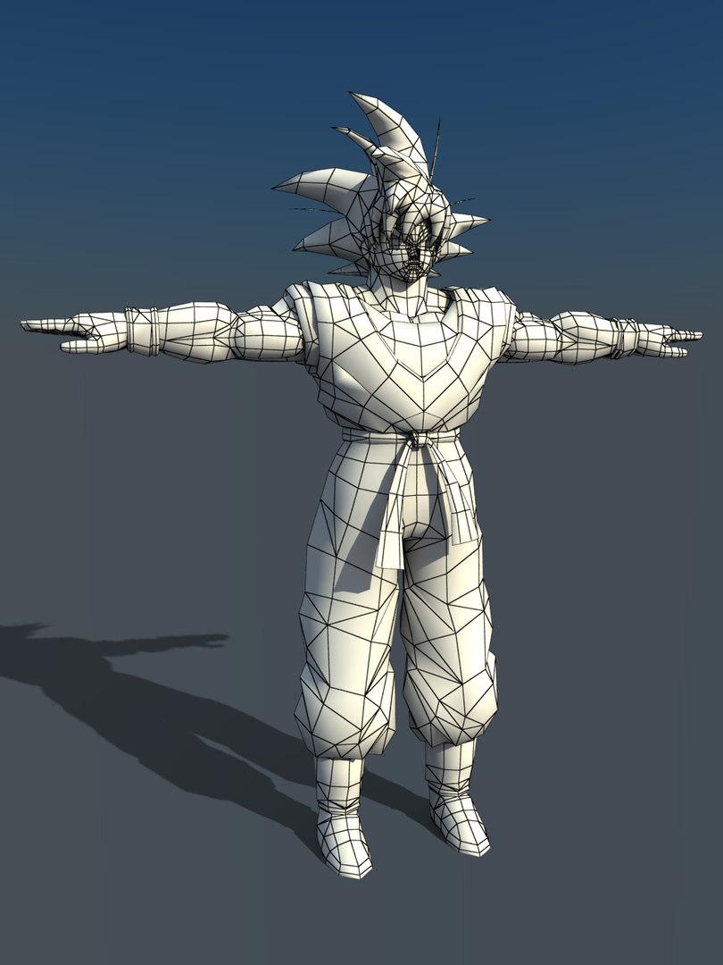 Character Goku Rigged 3D - TurboSquid 1163302