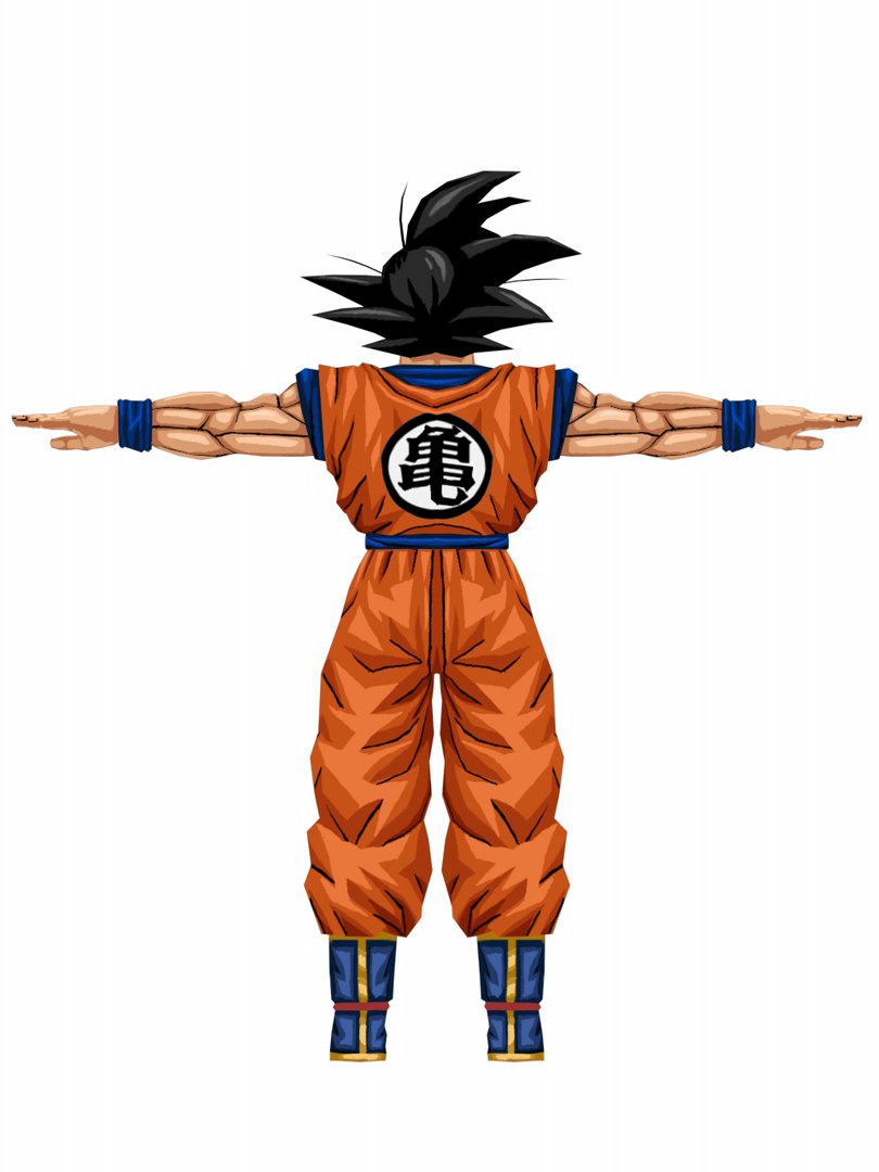 Character Goku Rigged 3D - TurboSquid 1163302