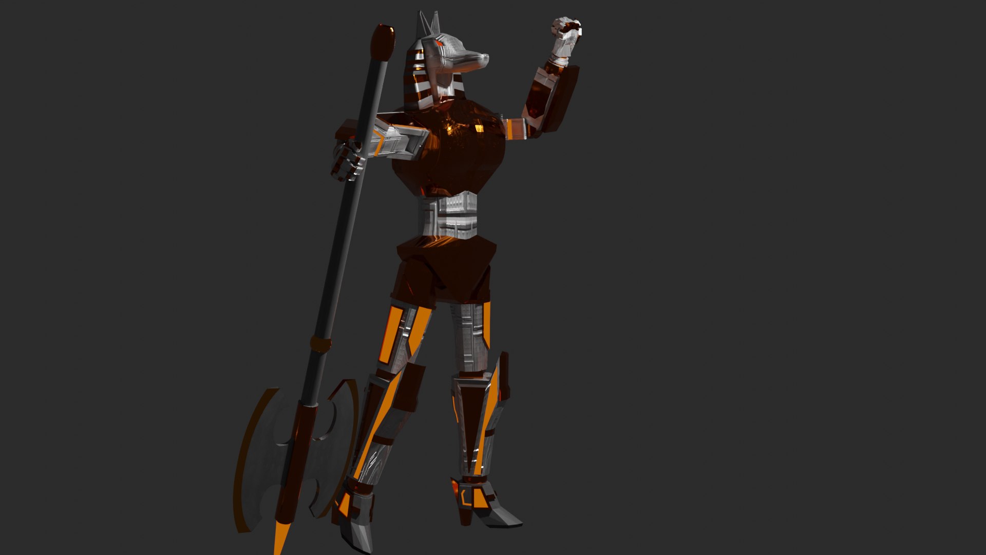 Low Poly Anubis Mech 3D Model - TurboSquid 1919752