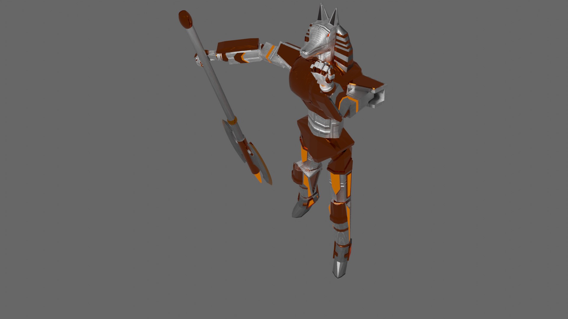 Low Poly Anubis Mech 3D Model - TurboSquid 1919752