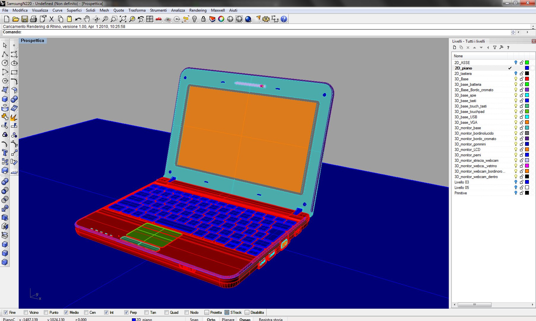 3d Laptop Netbook N220