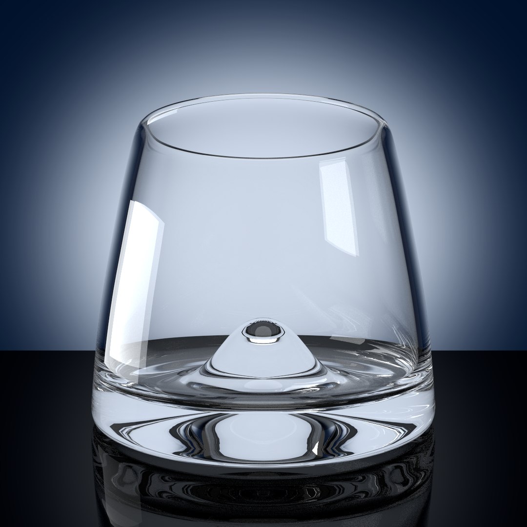 3d Model Whisky Glass
