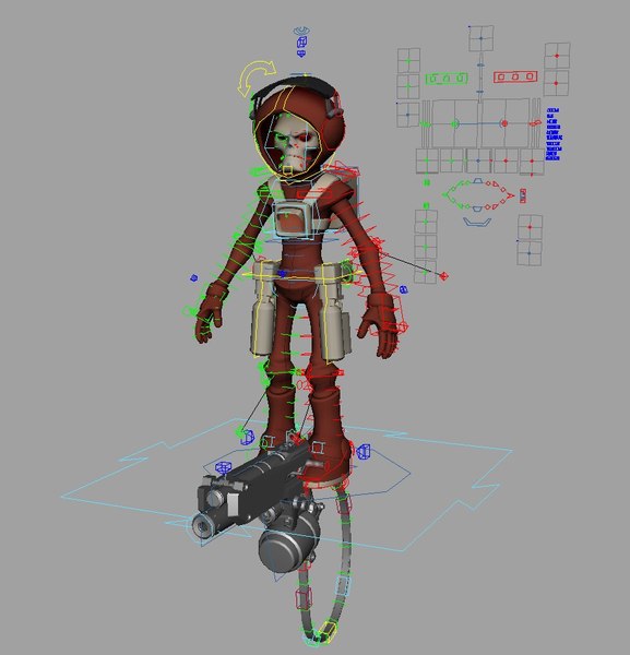 Skull Chaser Anim Rig 3D 모델 - TurboSquid 1561514