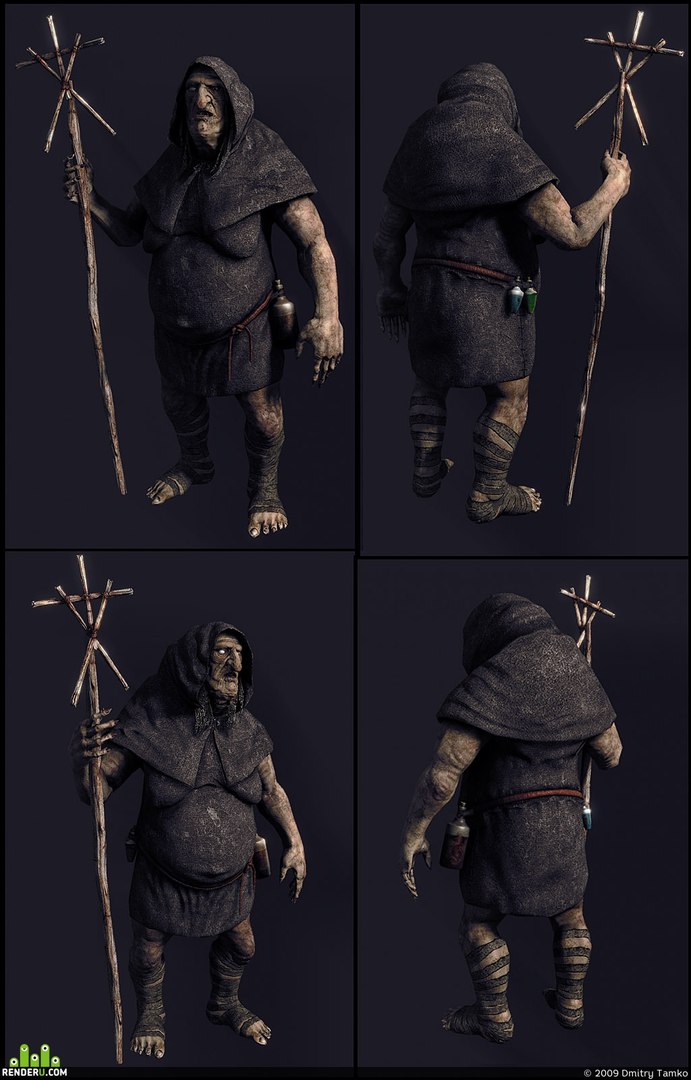 Witch 3D Model - TurboSquid 1691778