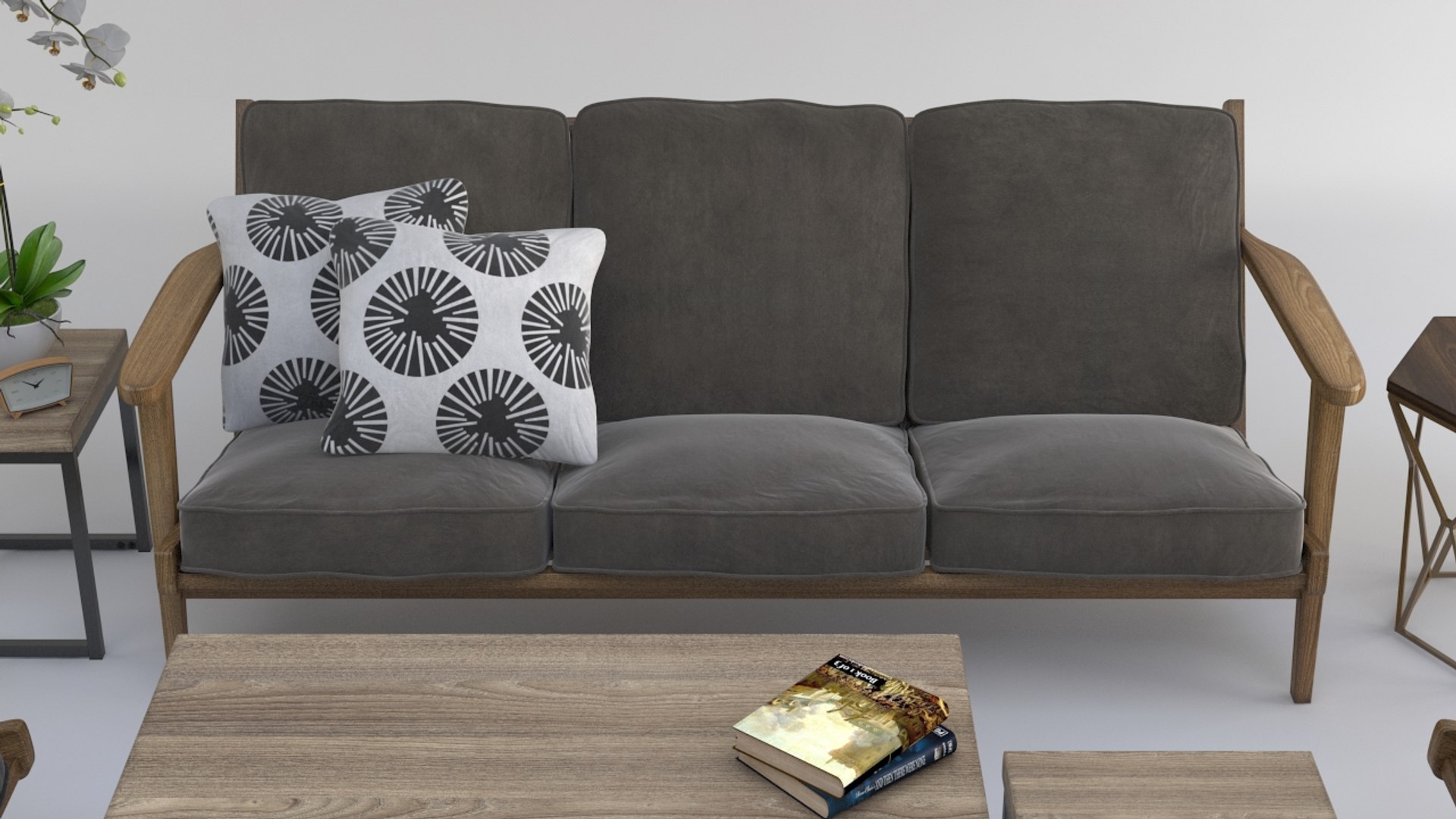 3d Brooks Chair Set 01