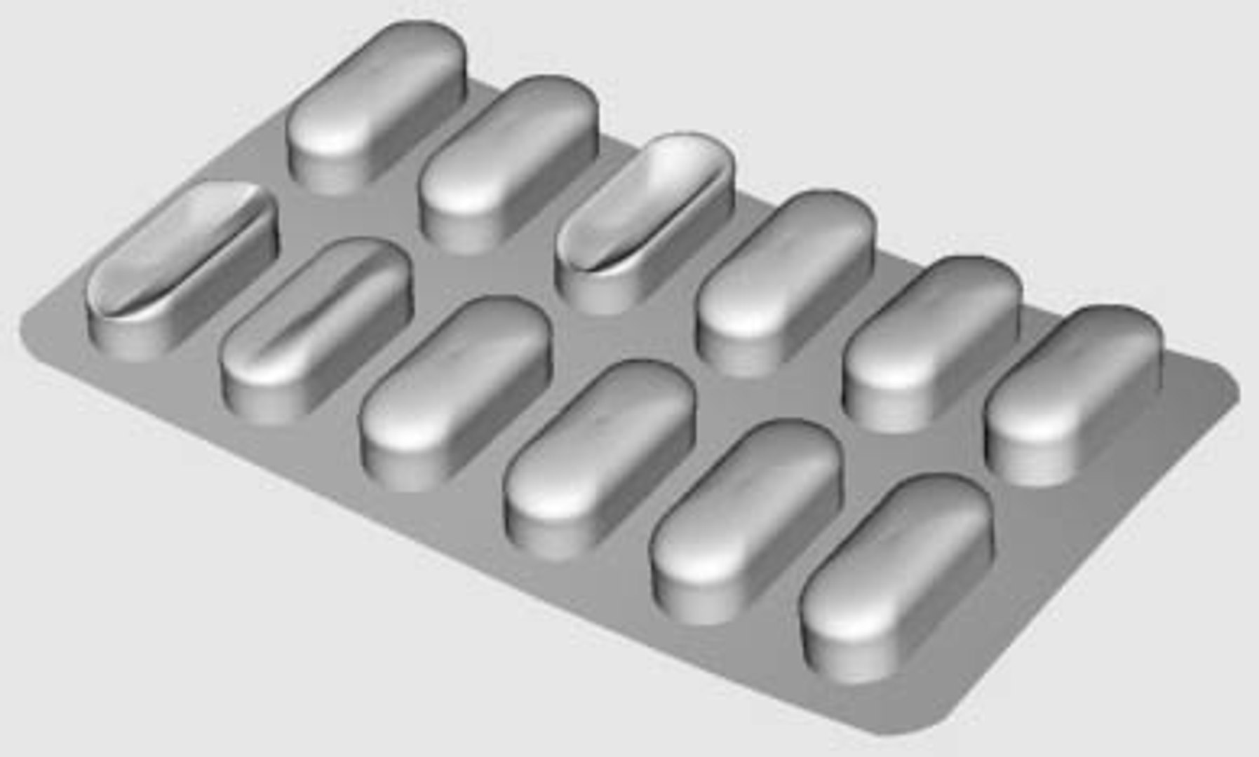 Tablets Capsules 3d Model