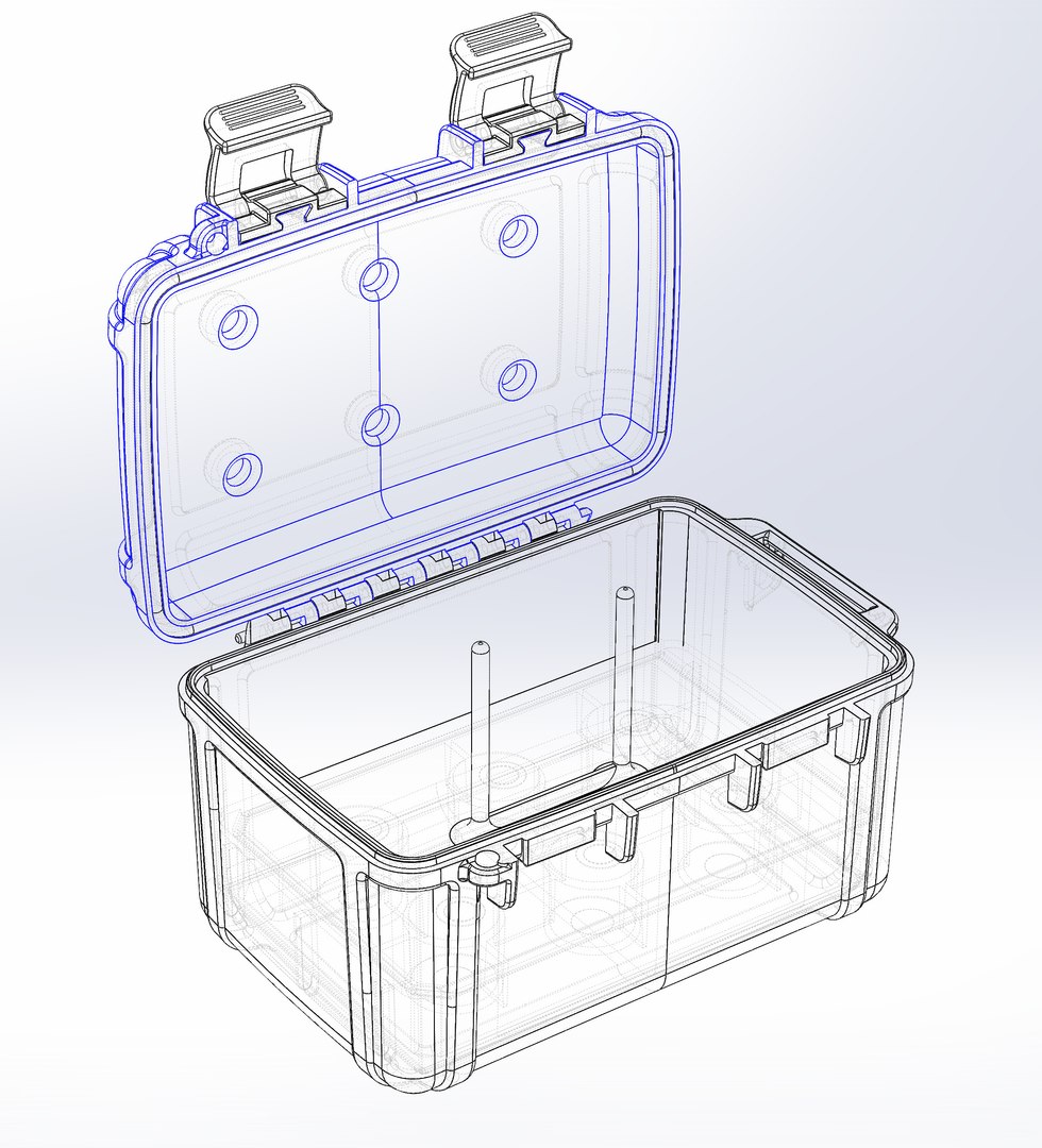 Caddy For Microplate Microtiter 20mm Diam Six Well 3D Model ...