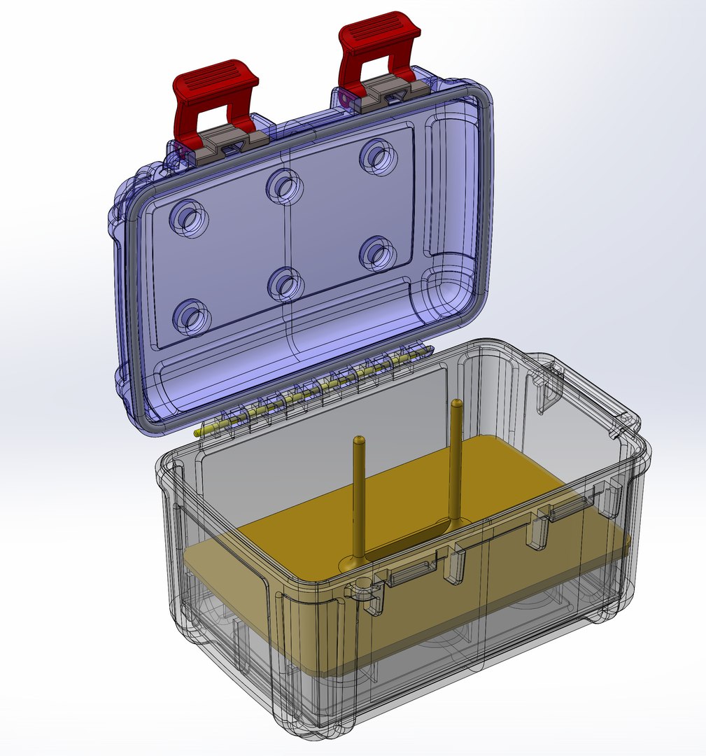Caddy For Microplate Microtiter 20mm Diam Six Well 3D Model ...
