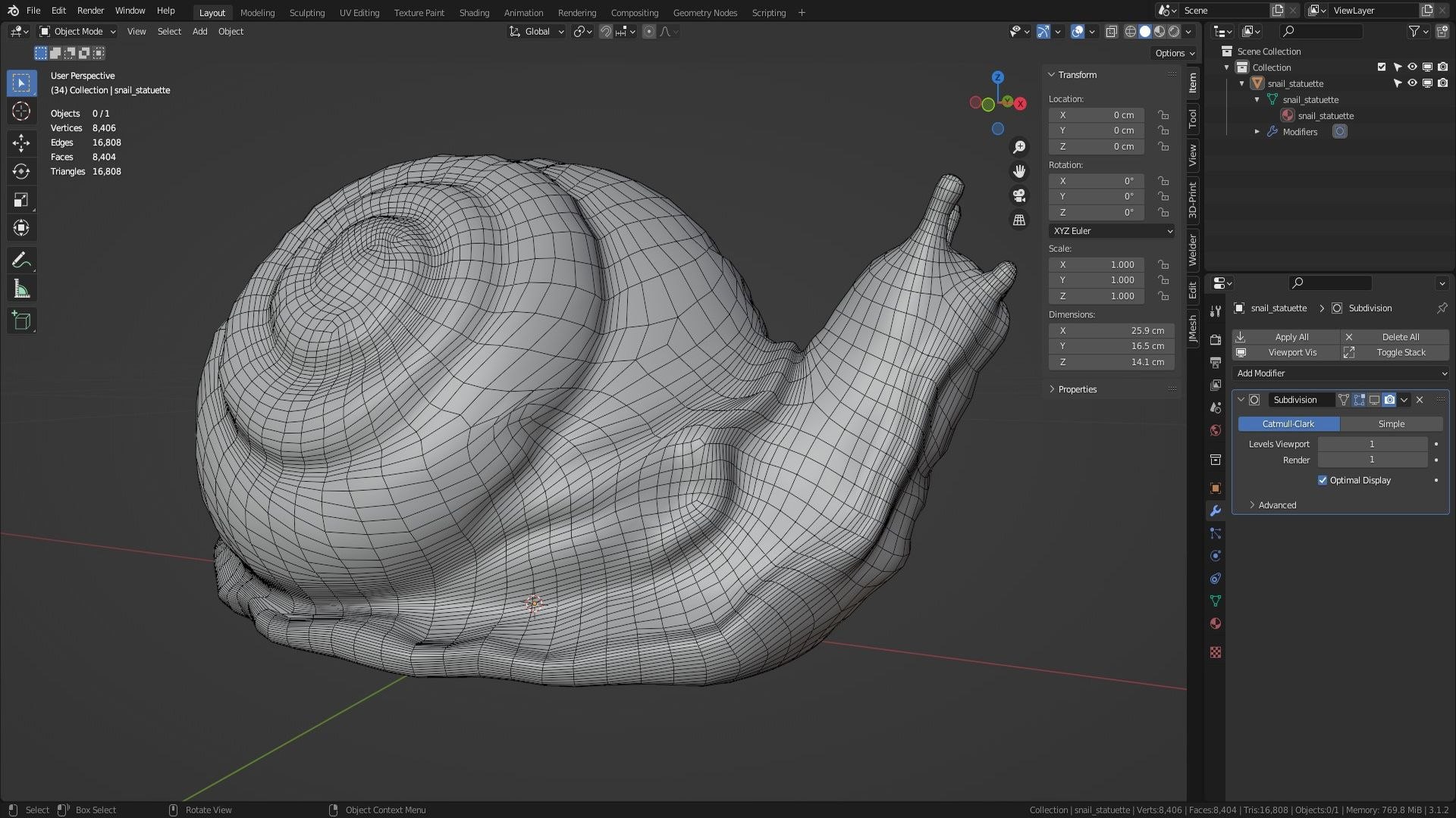 3D Snail 3D model - TurboSquid 2003838