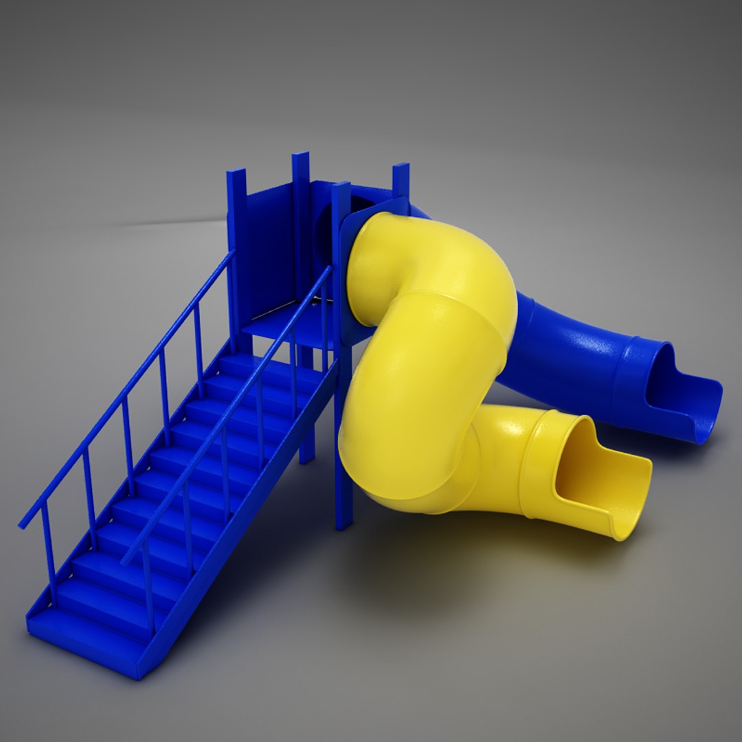 Playground Slide 3D Model - TurboSquid 1251901