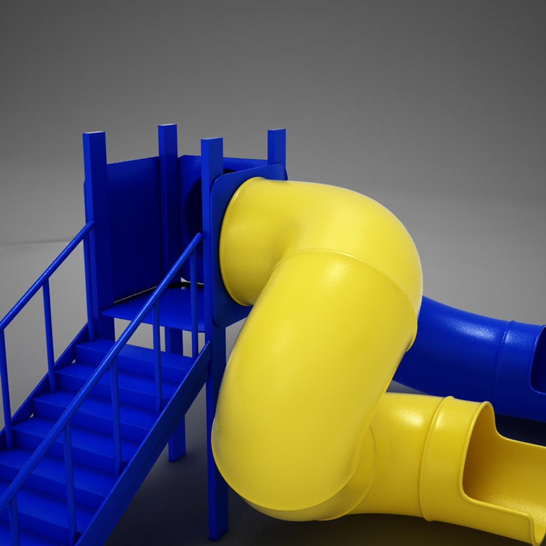 Playground Slide 3D Model - TurboSquid 1251901